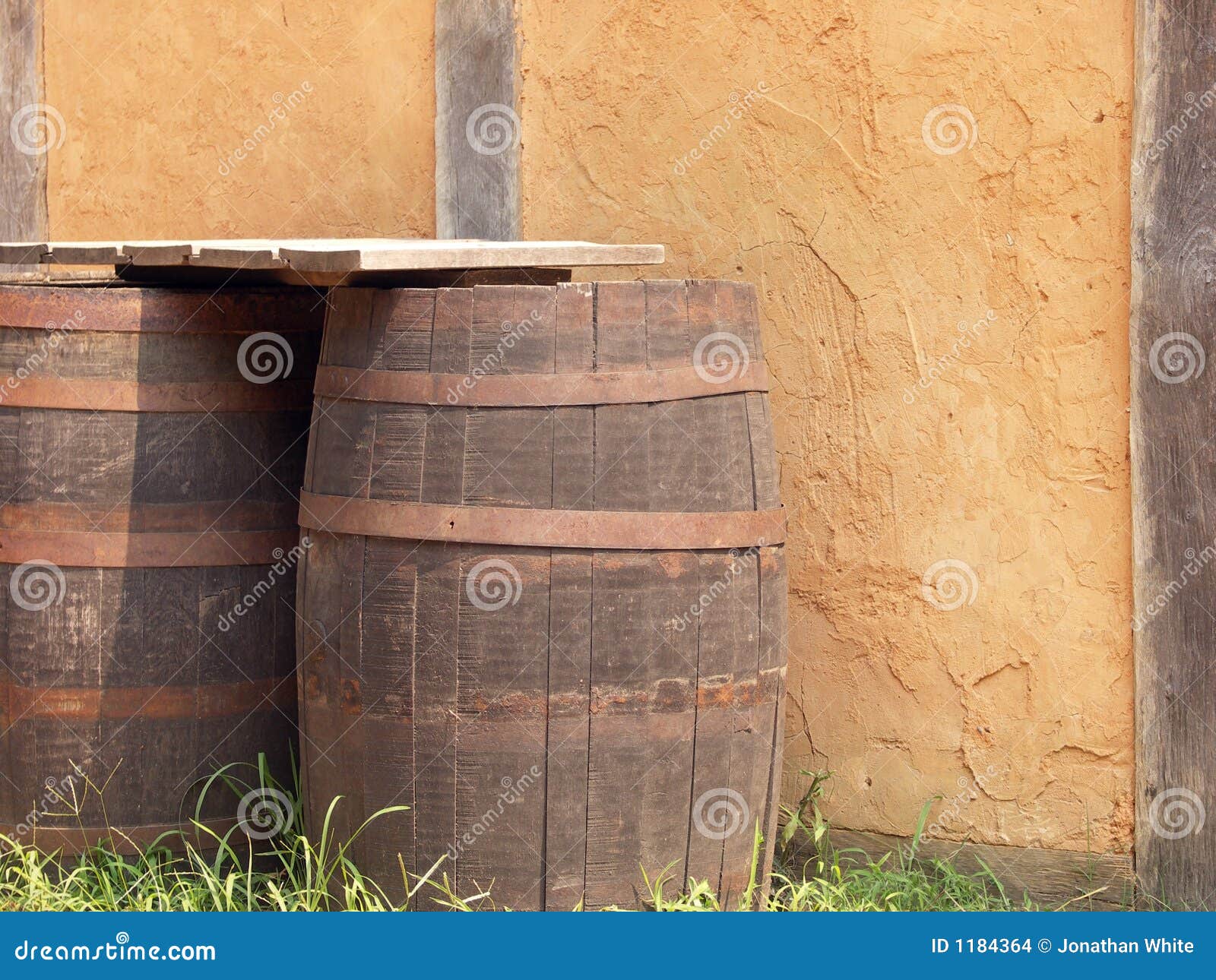Barrels in the Country stock photo. Image of wood, isolated - 1184364