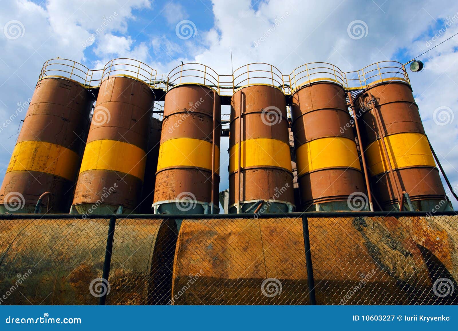 Barrels with fuel stock image. Image of chemical, barrel - 10603227