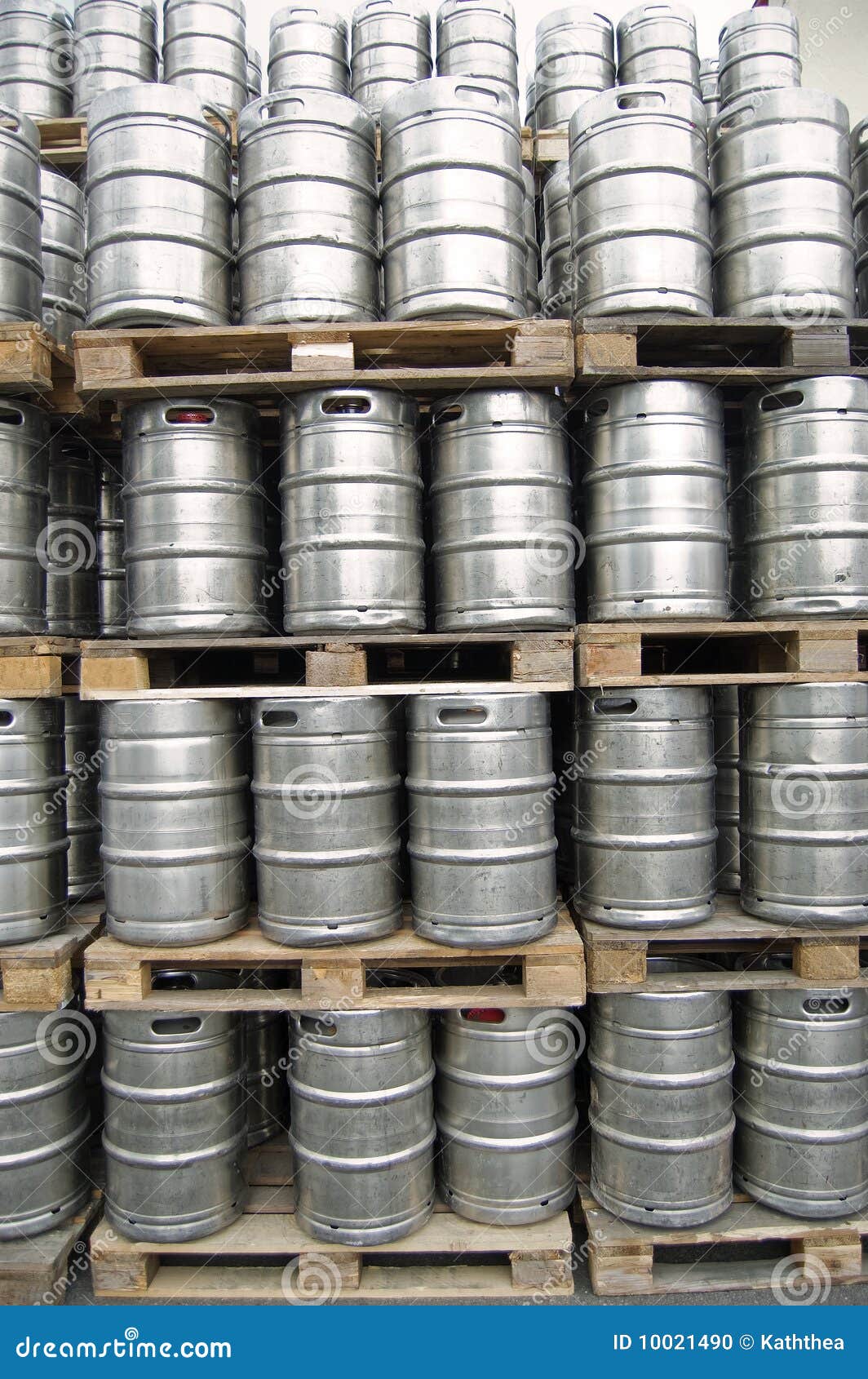 Barrels at an open storage stock photo. Image of barrel - 10021490