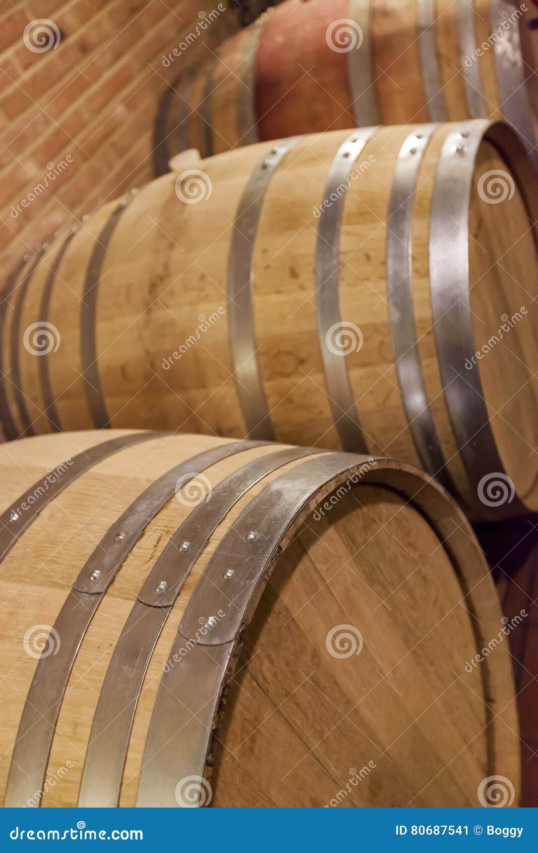 Barrels in storage stock image. Image of barrel, wine - 80687541