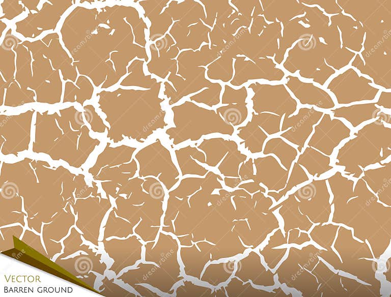 Barren Ground Suitable for Background or Texture Stock Vector ...
