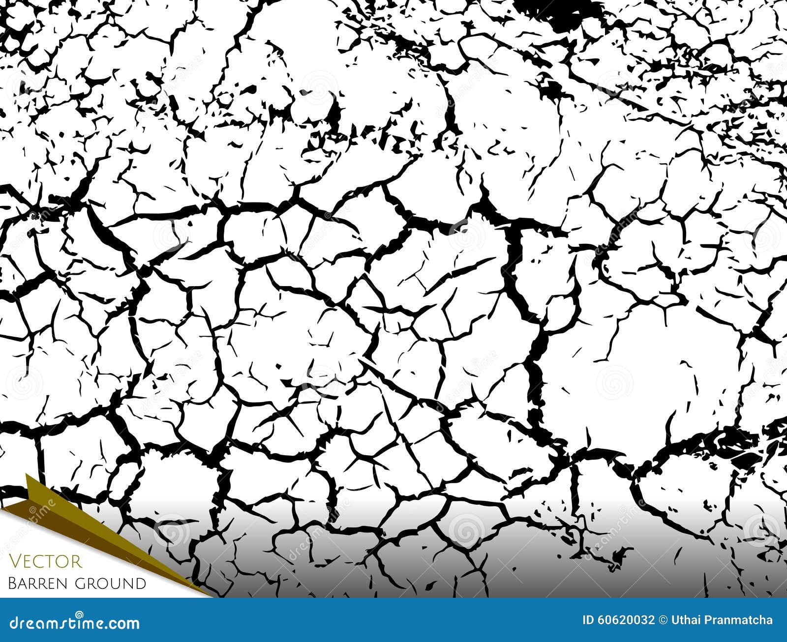 Barren Ground Suitable for Background or Texture Stock Vector ...