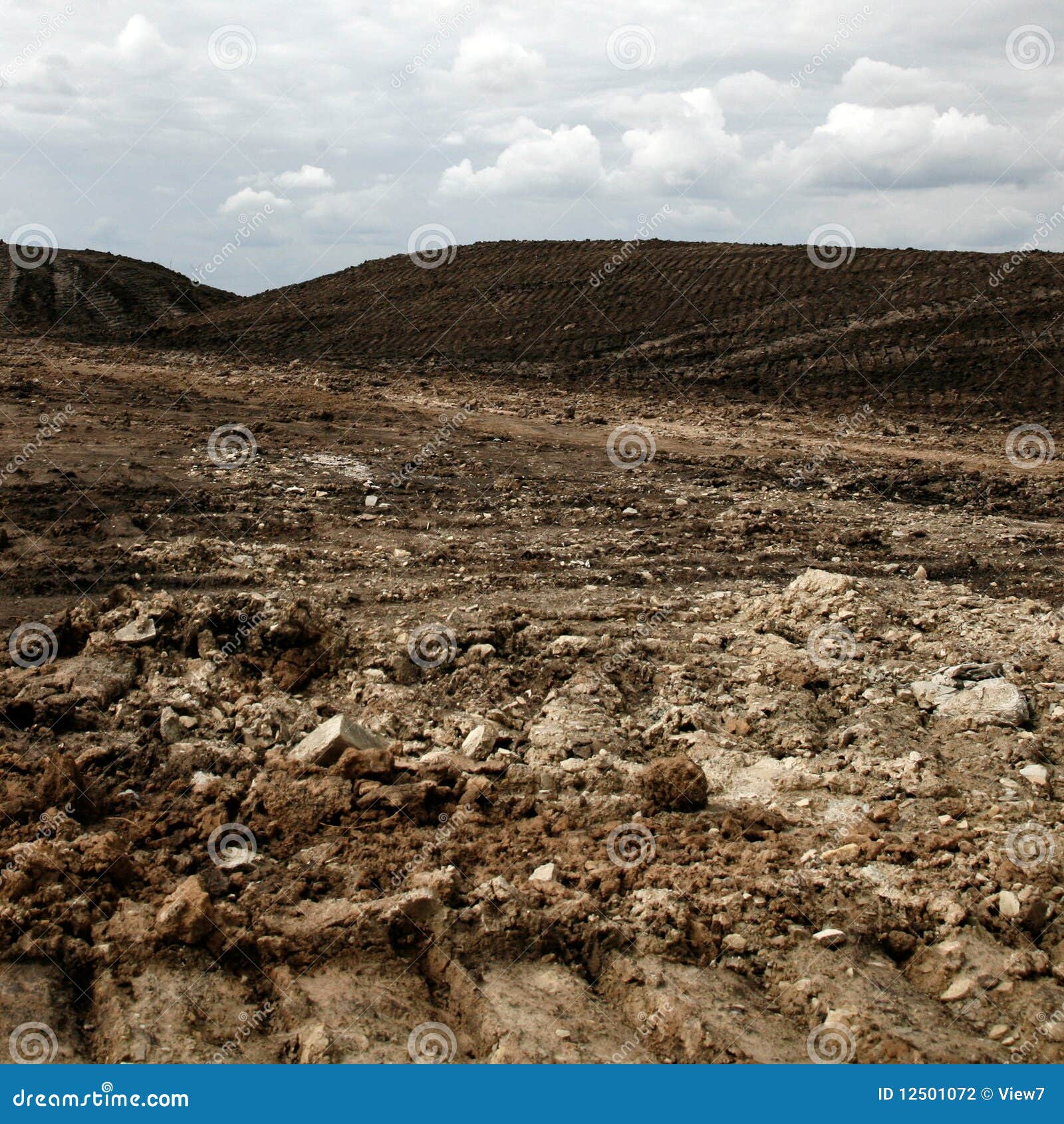 Barren Landscape stock photo. Image of rocky, gray, plowed - 12501072
