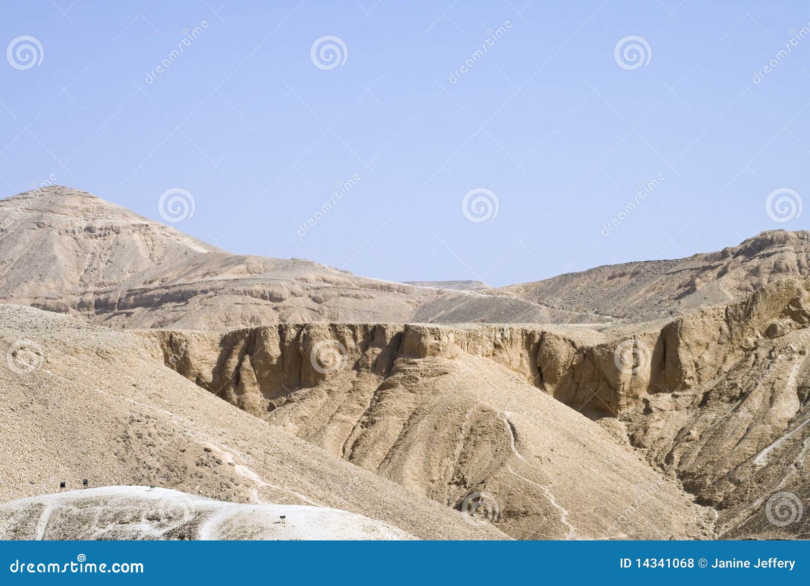Barren Valley stock photo. Image of mortuary, ankh, africa - 14341068