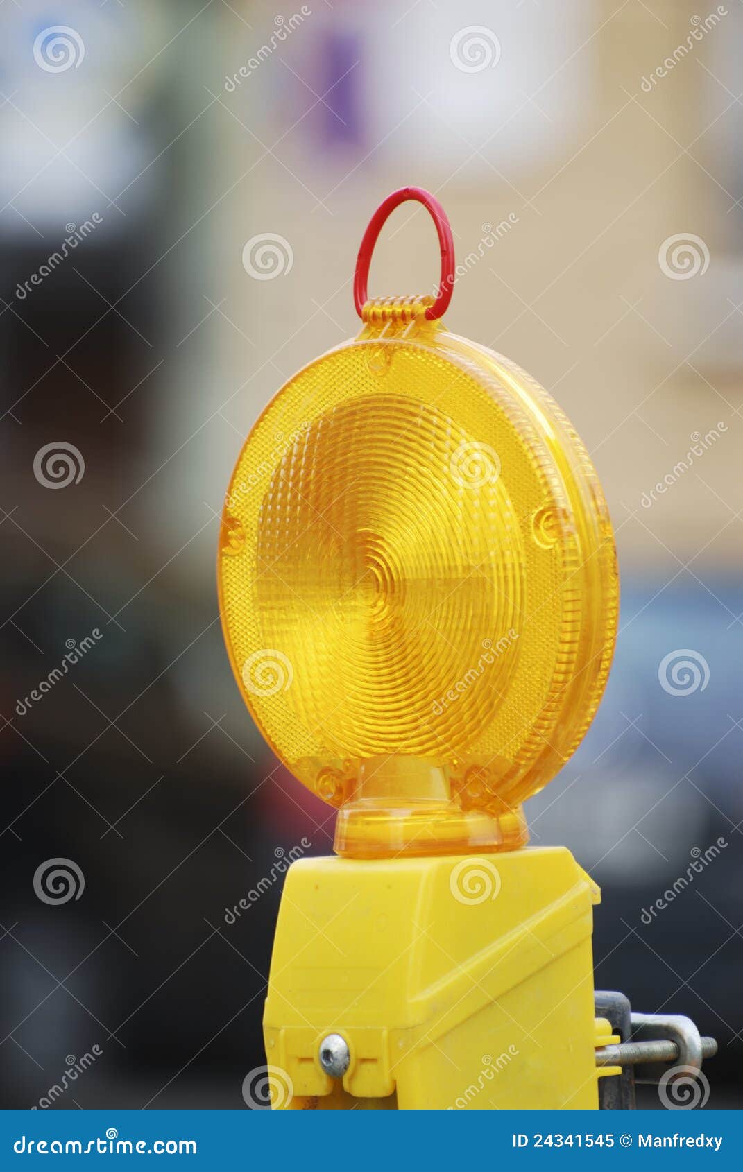 Barricade Light stock image. Image of reflective, site - 24341545