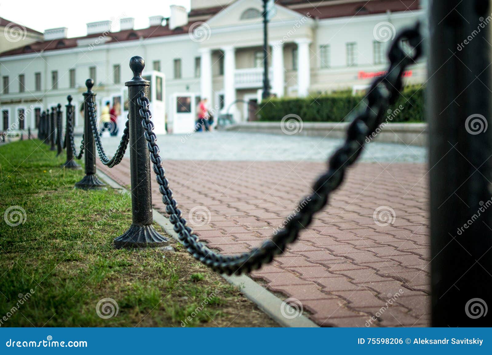Barricade tapes chain stock photo. Image of care, lane - 75598206