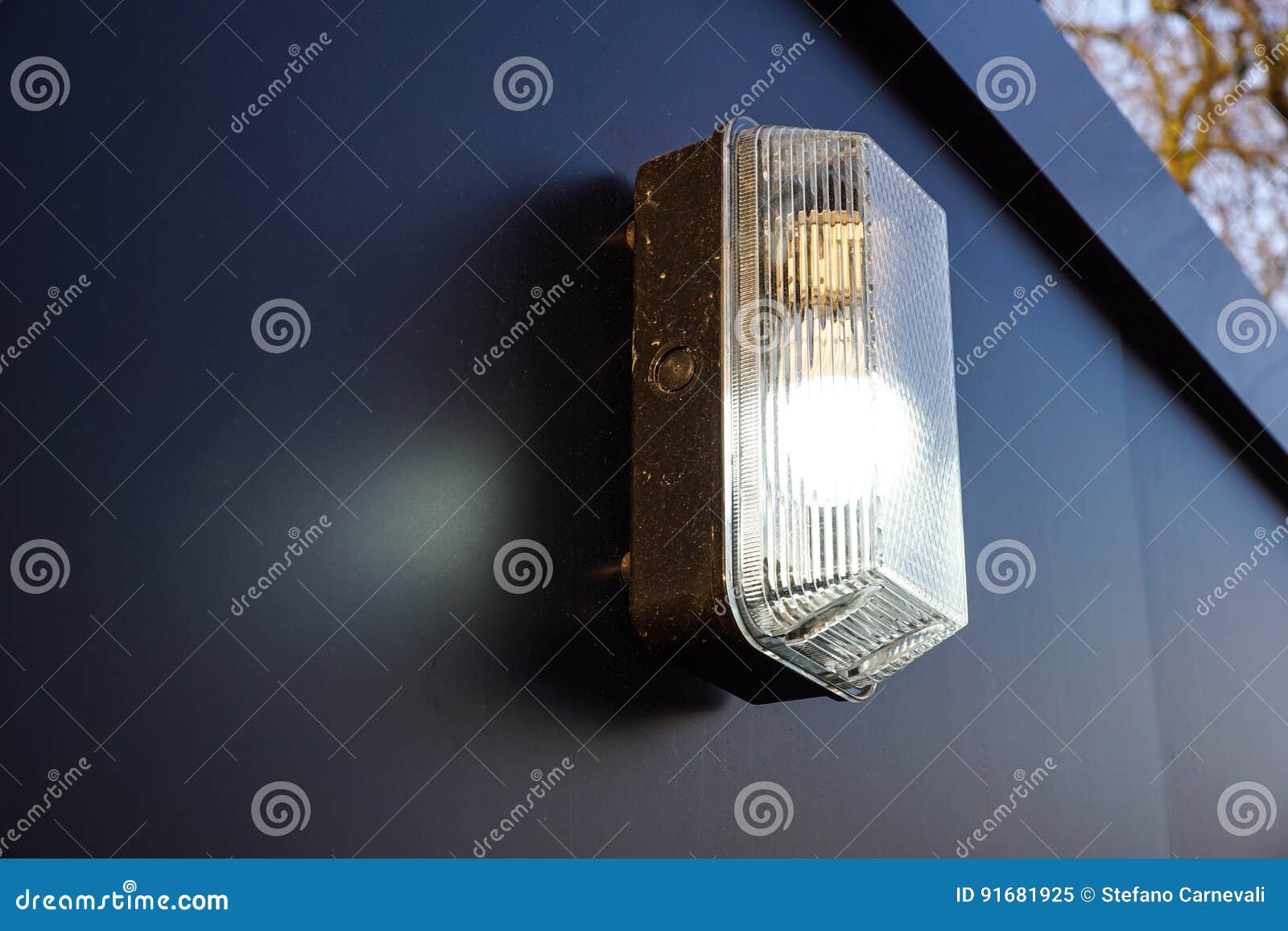 Barricade and Warning Light Closeup . Traffic Safety Roadwork Signs and ...