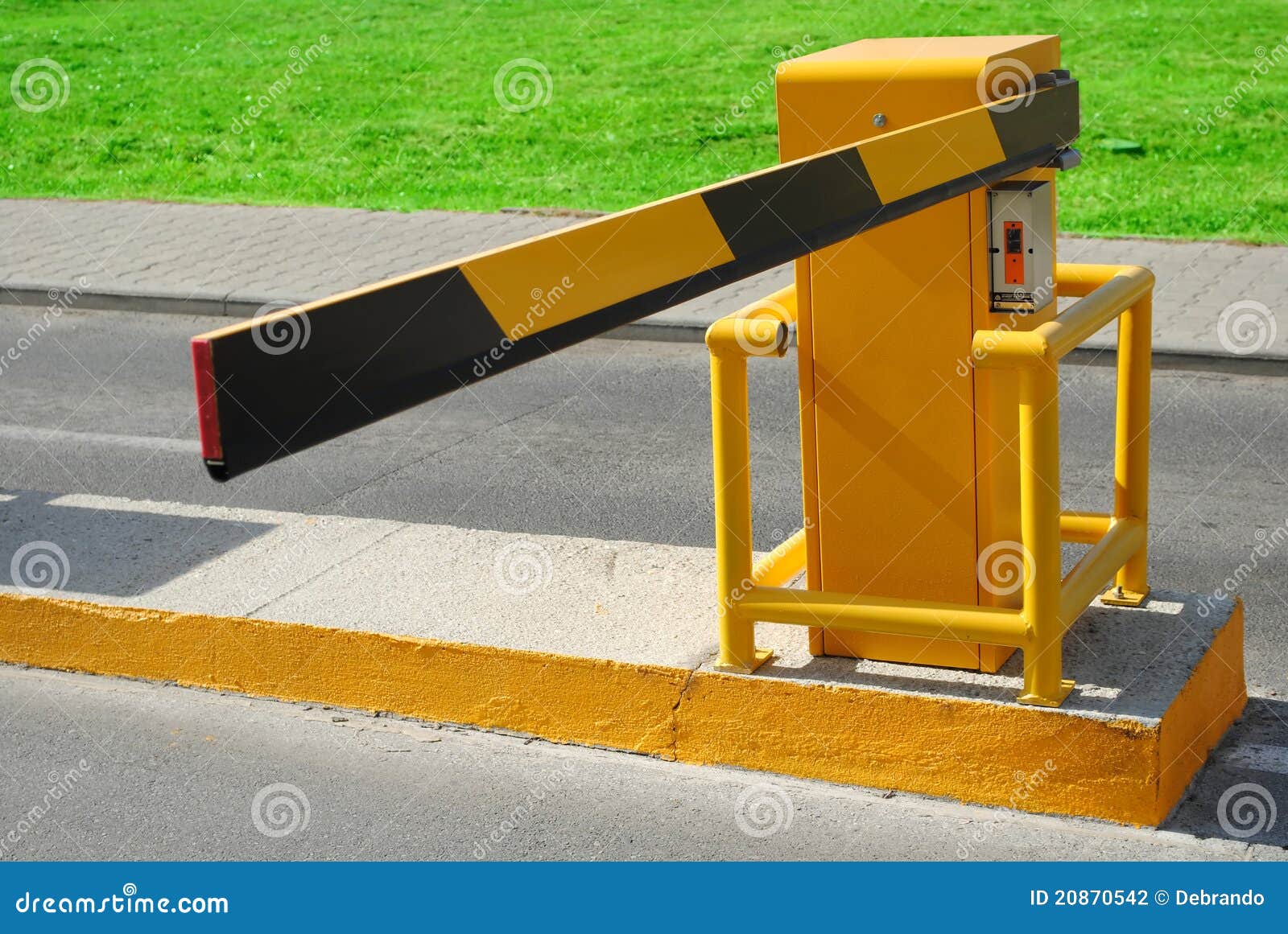 Barrier stock photo. Image of gate, exit, commercial - 20870542