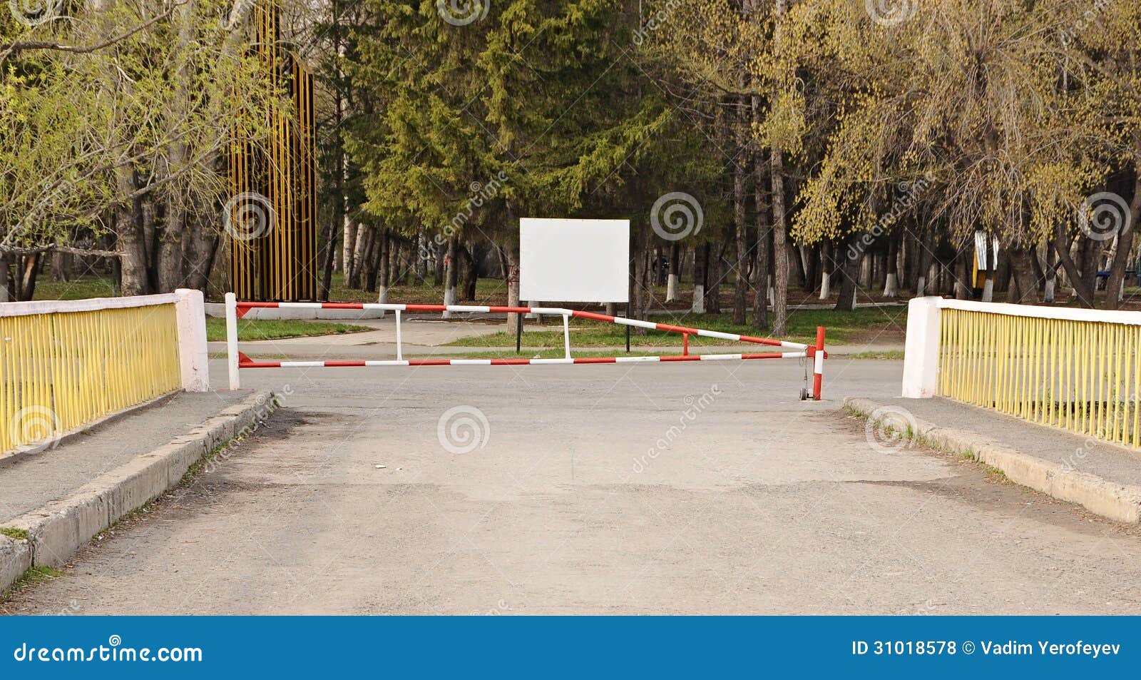 The barrier stock photo. Image of landscape, trees, outdoor - 31018578
