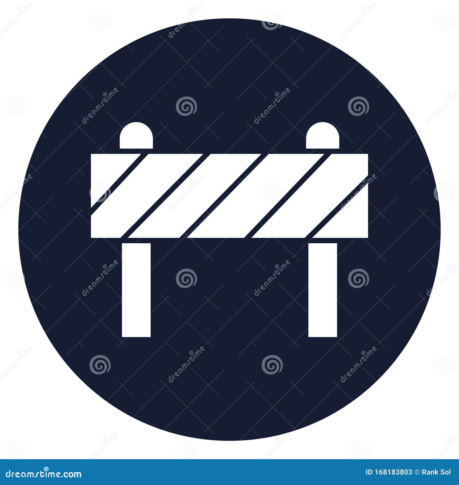 Barrier, Brick Construction Isolated Vector Icon Which Can Be Easily ...