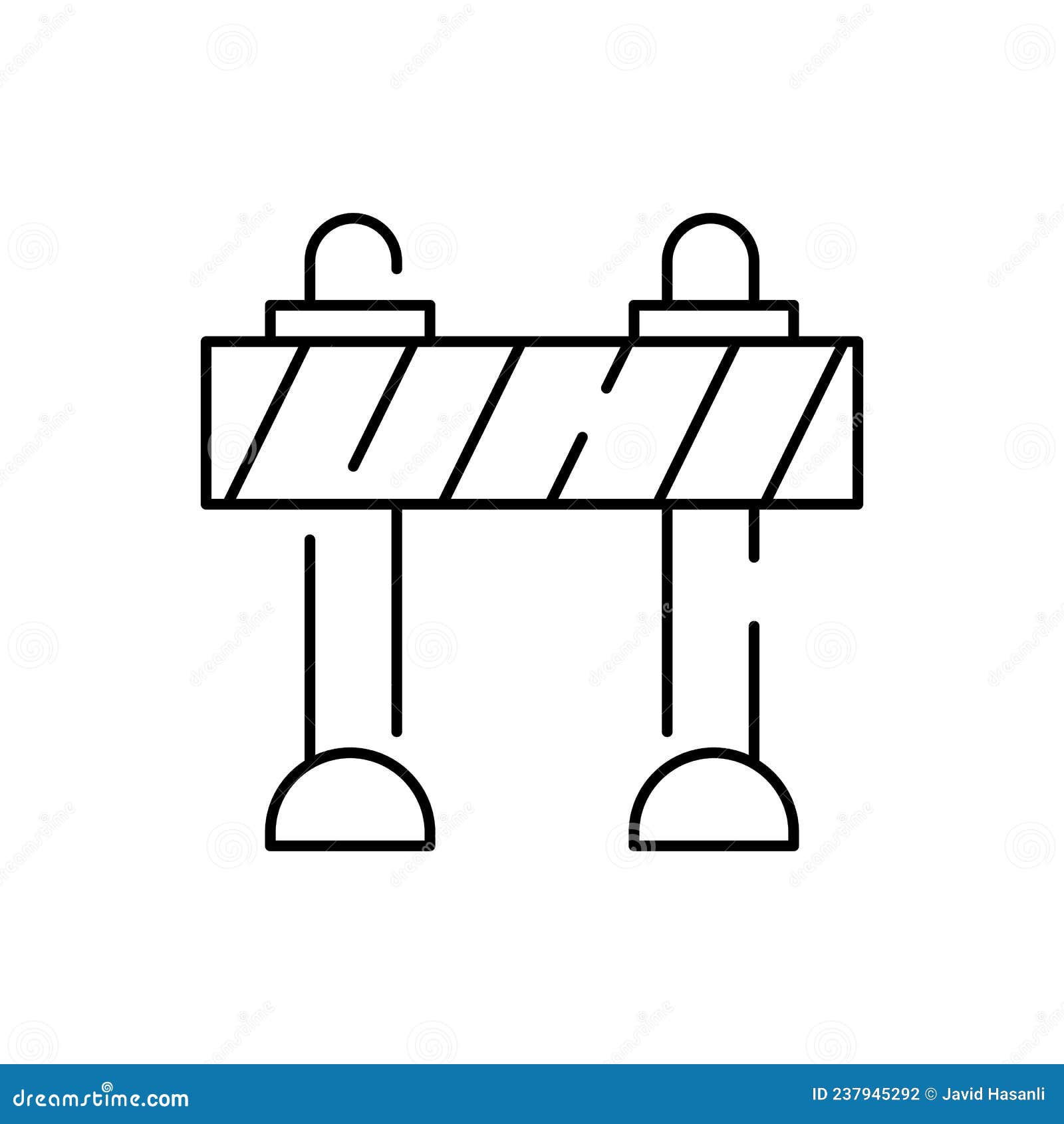 Barrier Icon. Trendy Barrier Logo Concept on White Background from ...