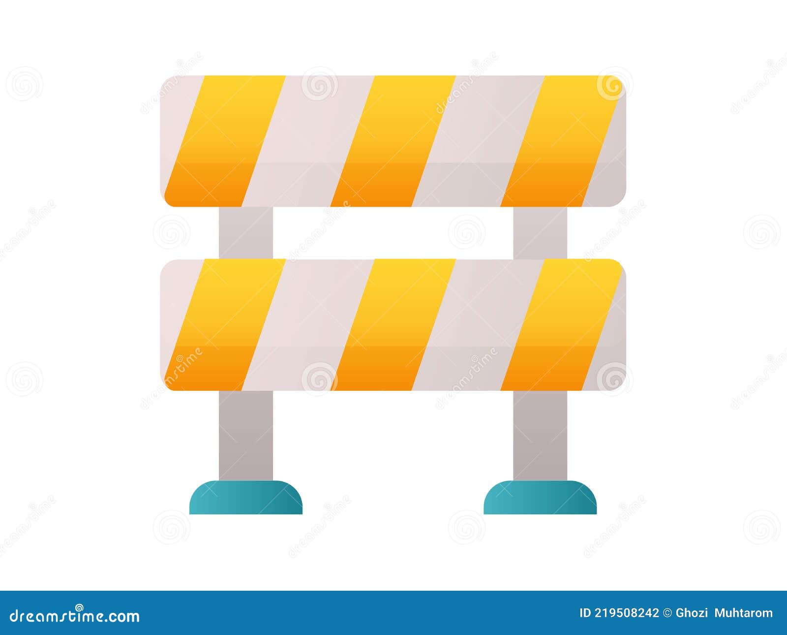 Road Blockade Icon Vector Isolated On White Background, Road Blockade ...