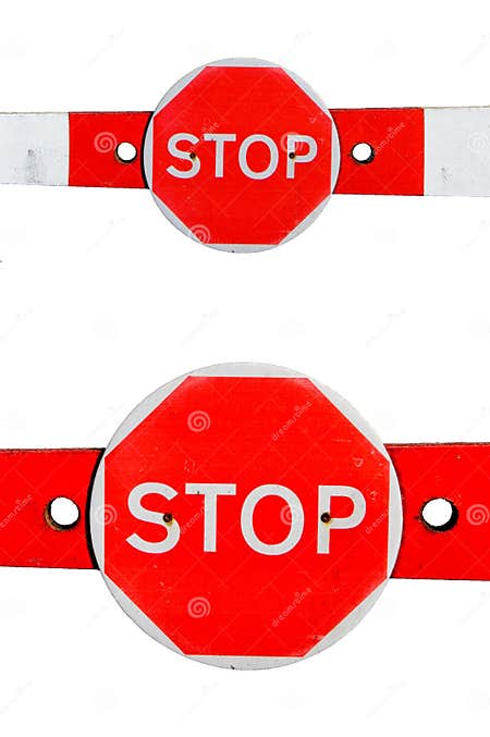 Barrier_Stop_Sign_2 stock image. Image of danger, concept - 1338045