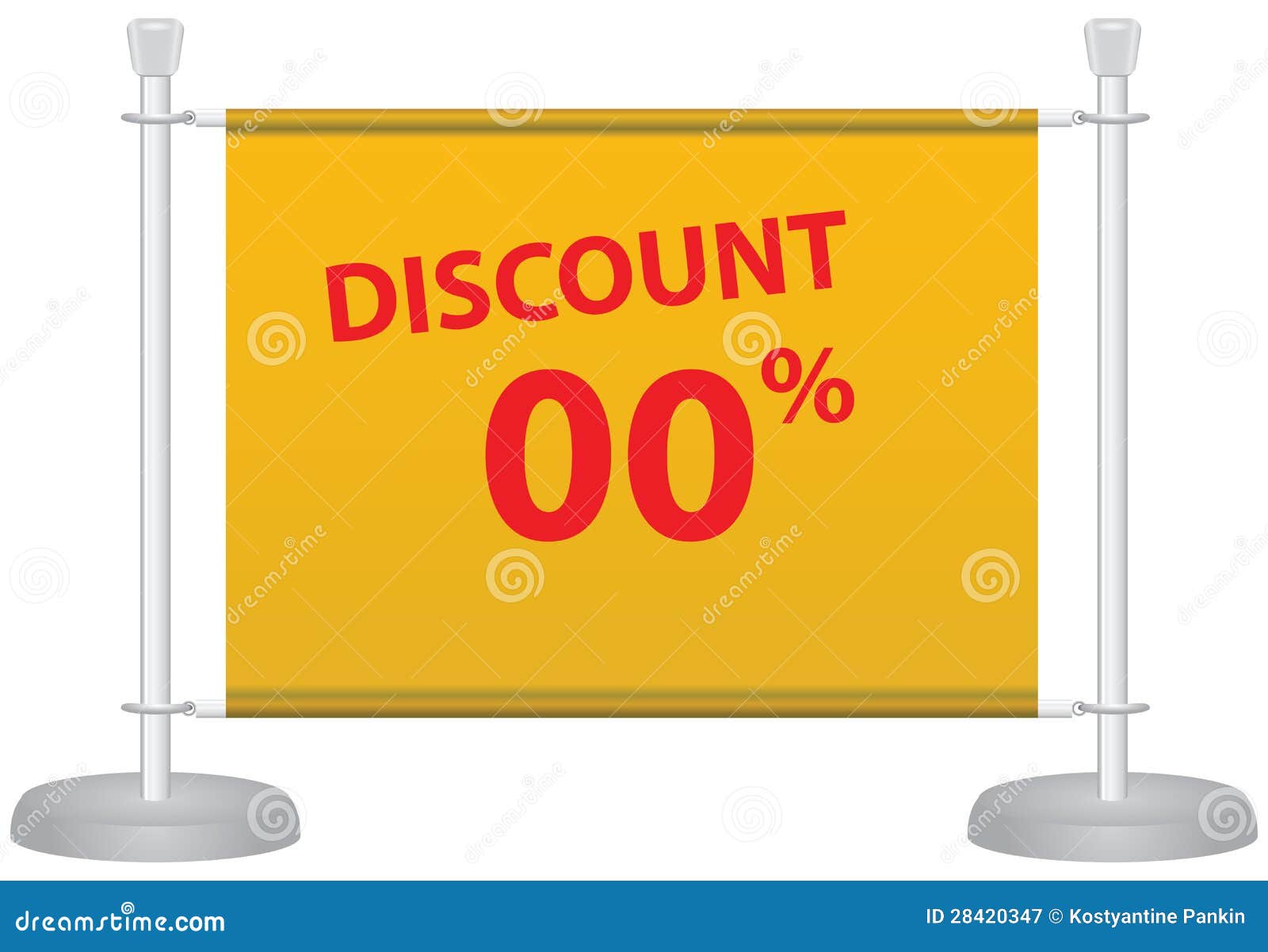 Barrier in the store stock vector. Illustration of office - 28420347