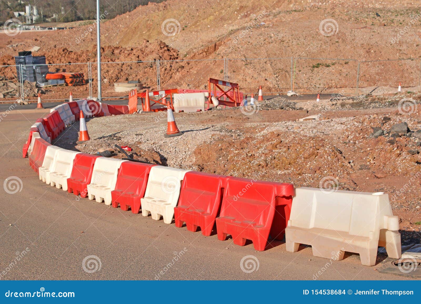 Road Bypass Construction Site Stock Photo - Image of construction ...