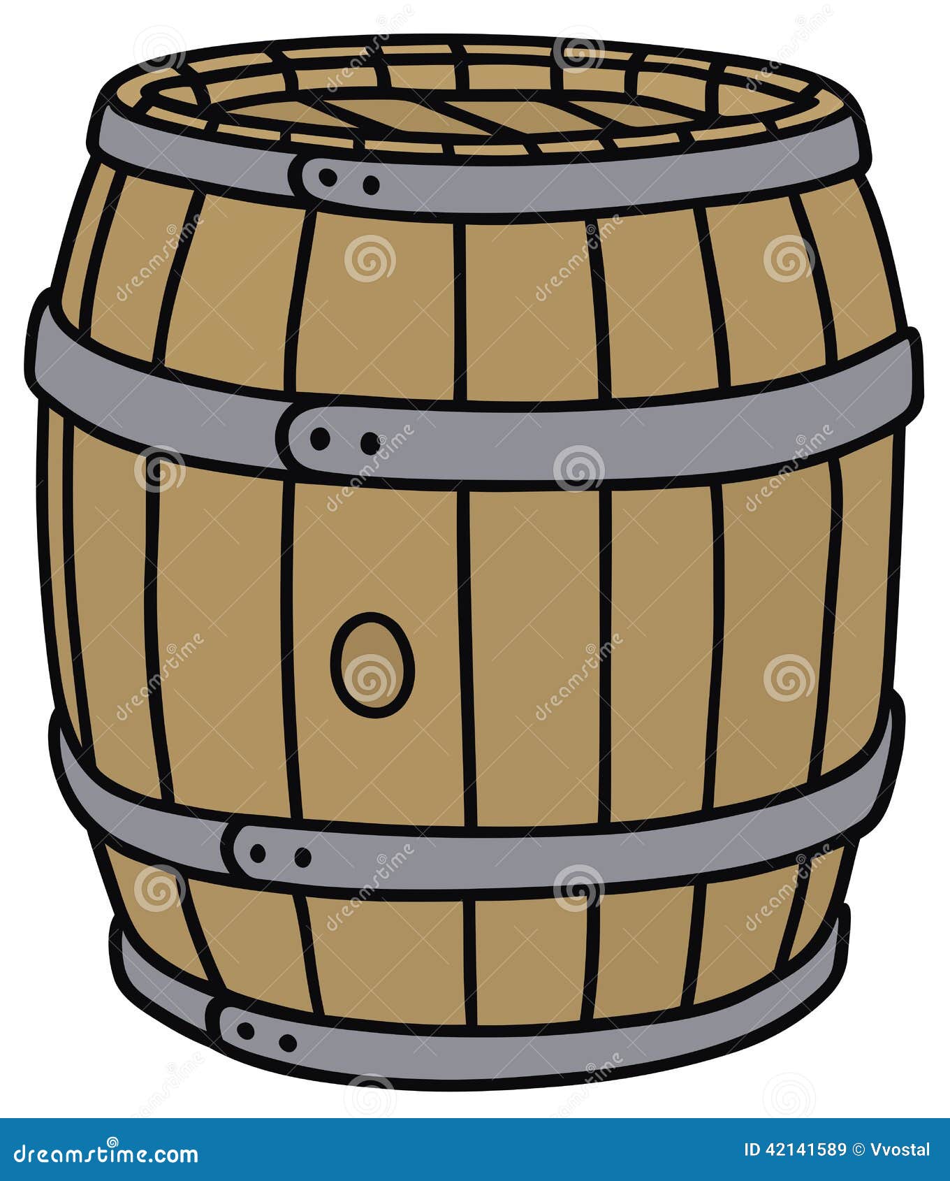 Barril ilustración del vector. Ilustración de licor, barril - 42141589
