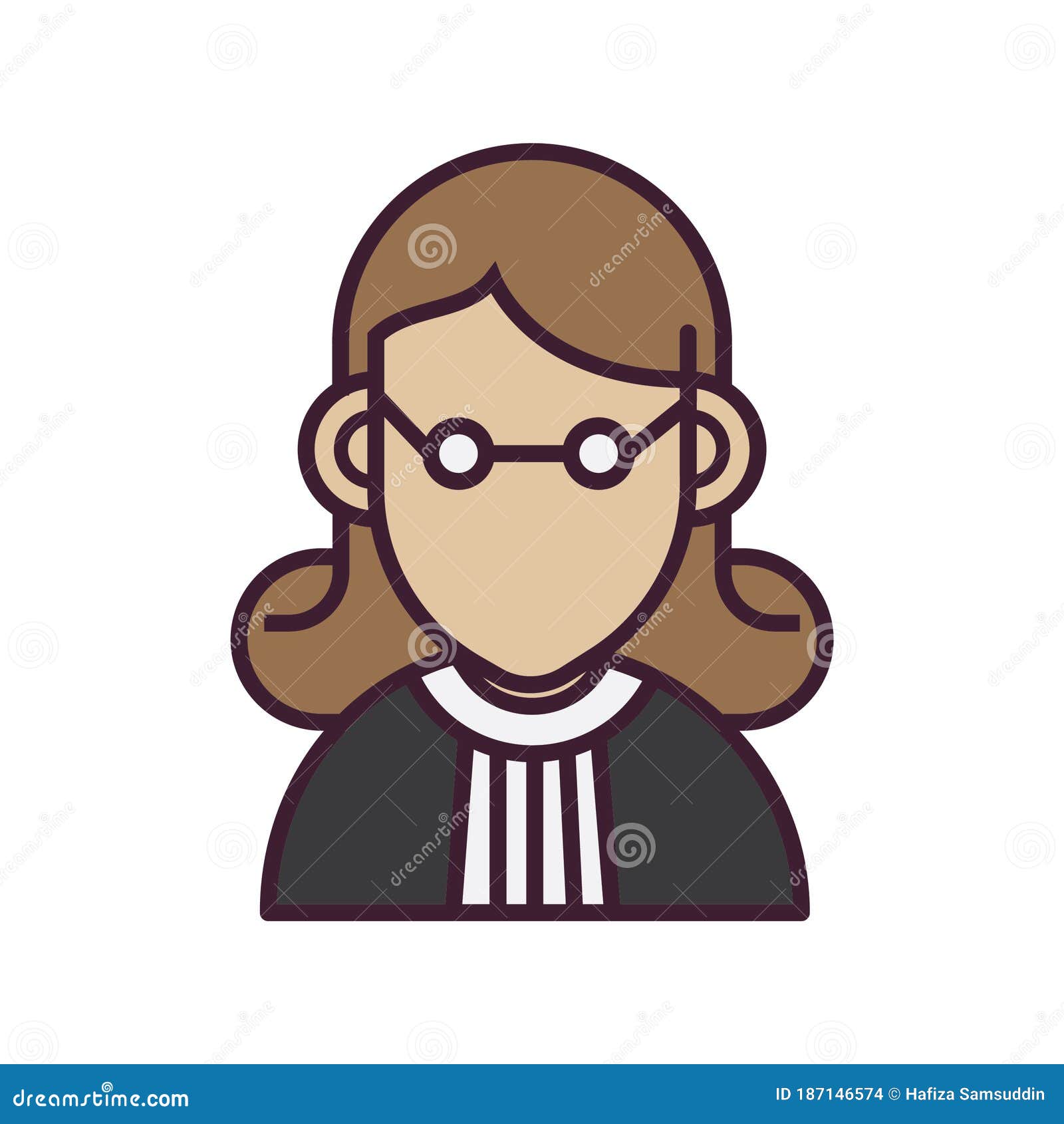 Barrister. Vector Illustration Decorative Design | CartoonDealer.com ...