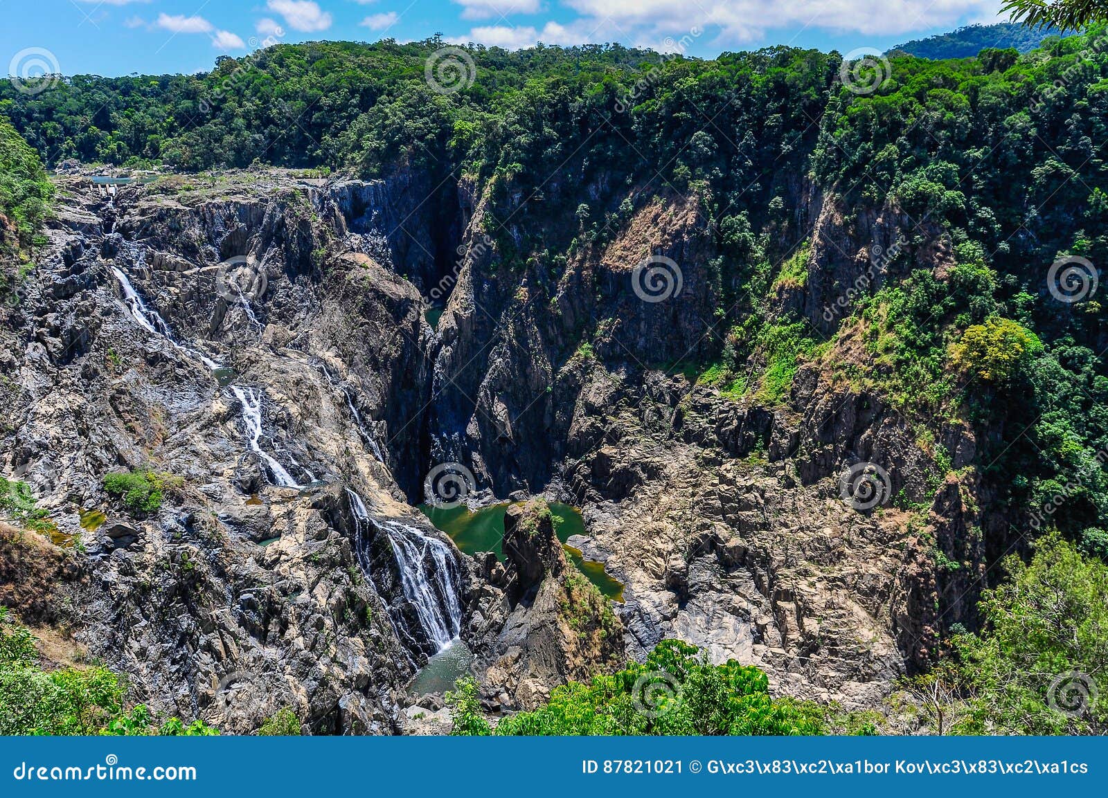 Barron Falls in Kuranda, Australia Stock Image - Image of history ...