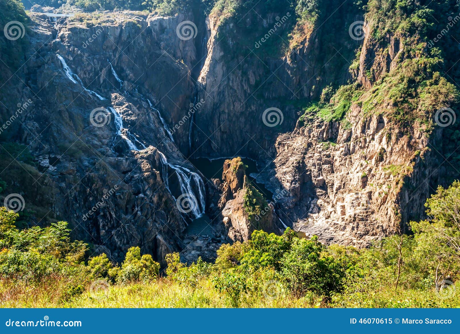 Barron Falls, Kuranda (Australia) Stock Image - Image of lookout ...