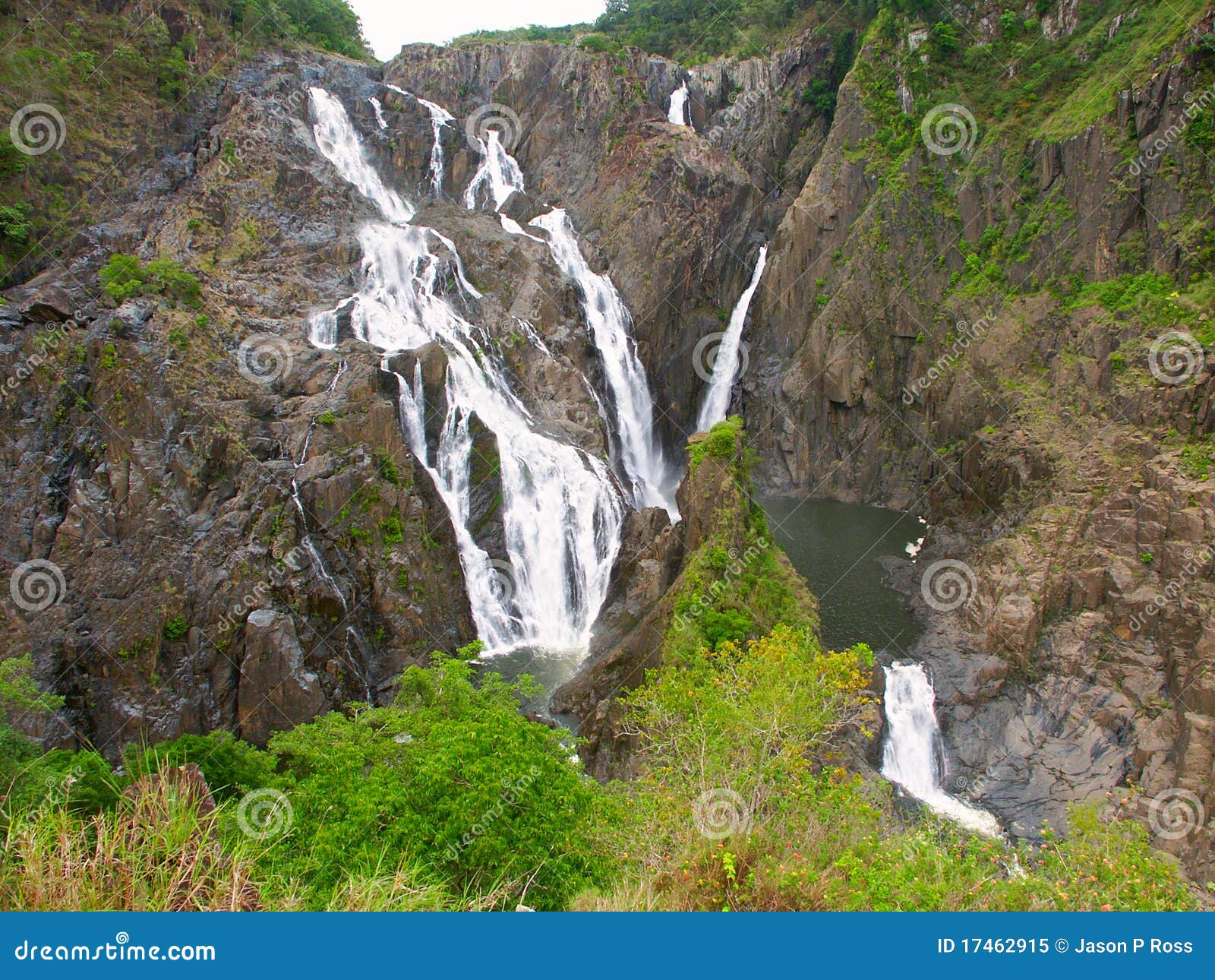 Barron Falls - Queensland, Australia Stock Image - Image of queensland ...