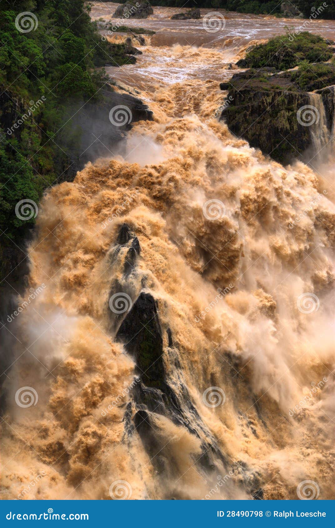 Barron Gorge Waterfall stock photo. Image of climate - 28490798