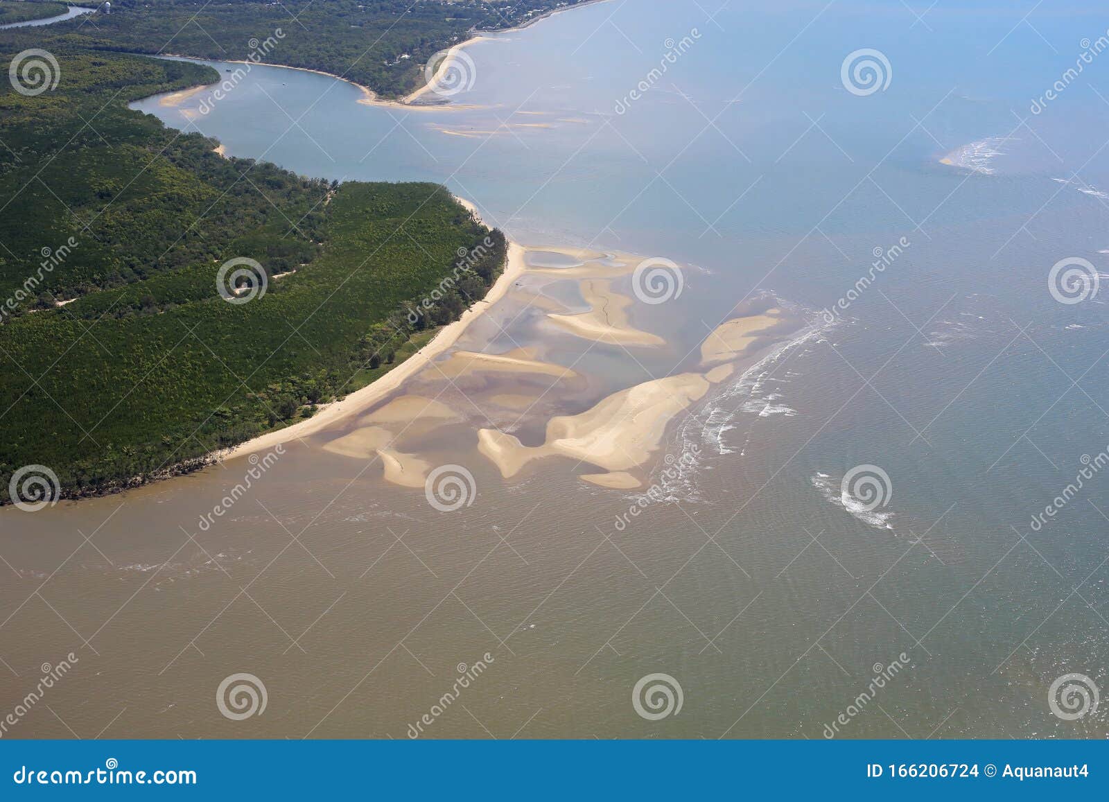 Barron river inlet stock photo. Image of cairns, crocodile - 166206724