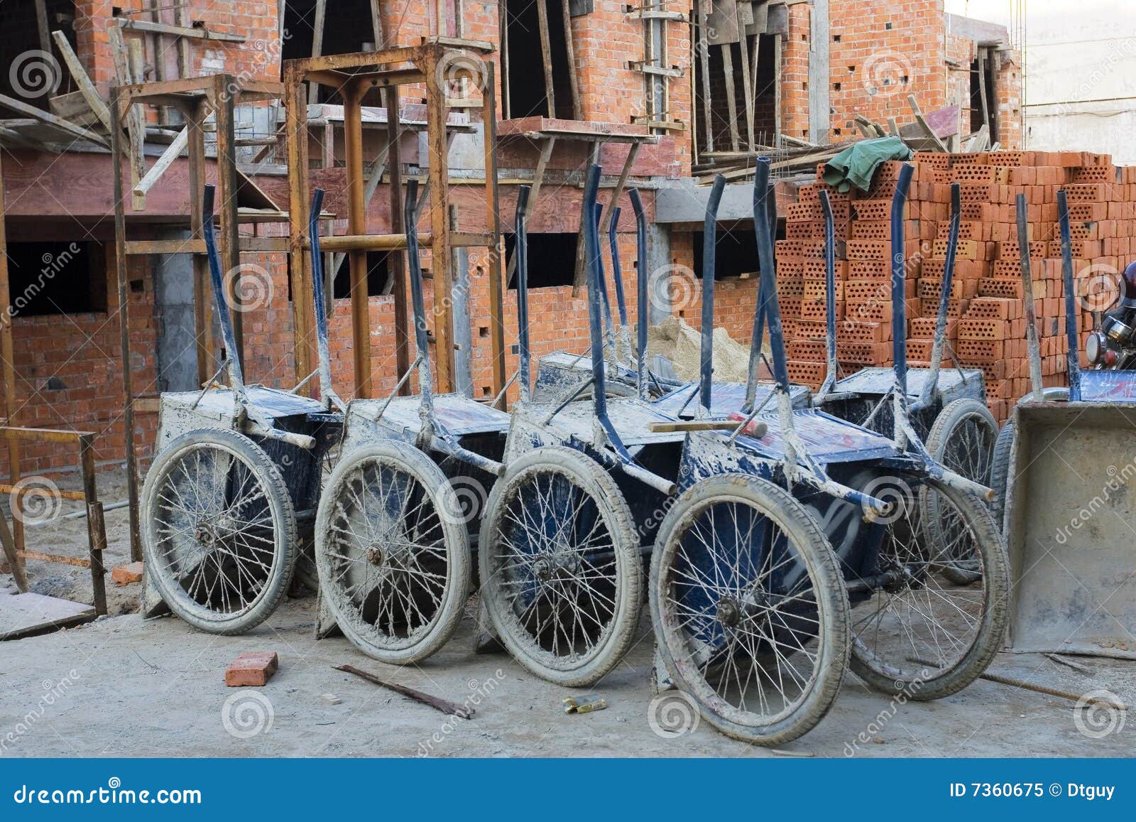 Barrow stock image. Image of equipment, industry, build - 7360675