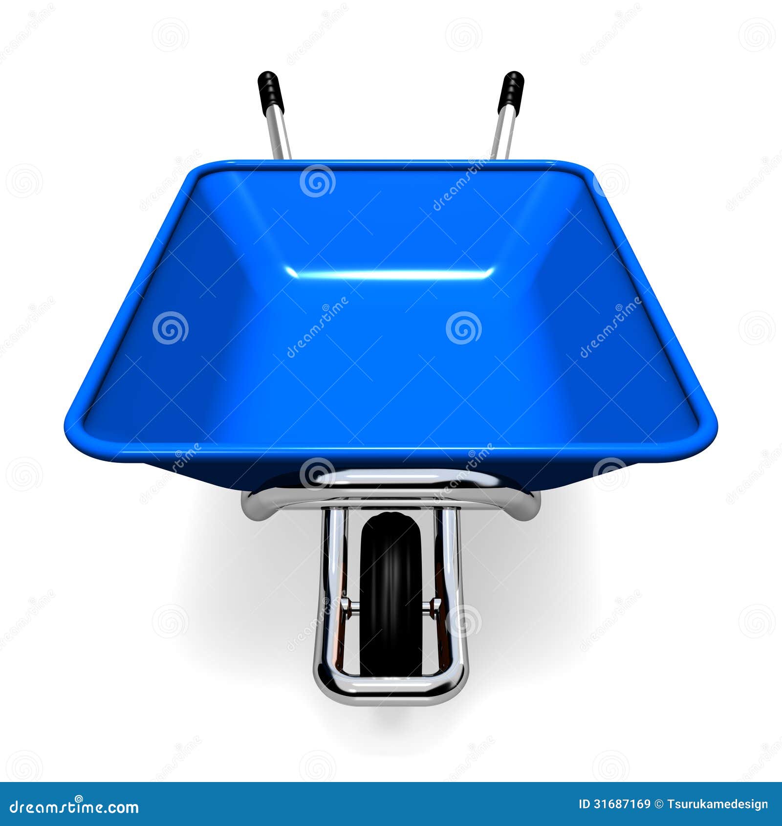 Barrow Front View stock illustration. Illustration of carry - 31687169