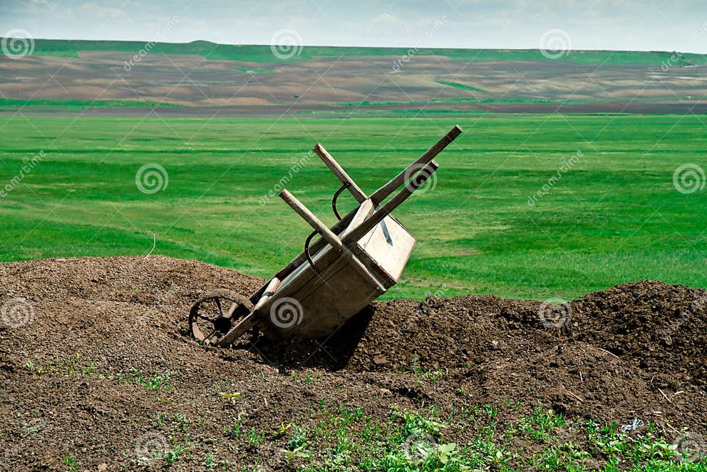 Barrow stock image. Image of green, fence, field, horticulture - 31110985