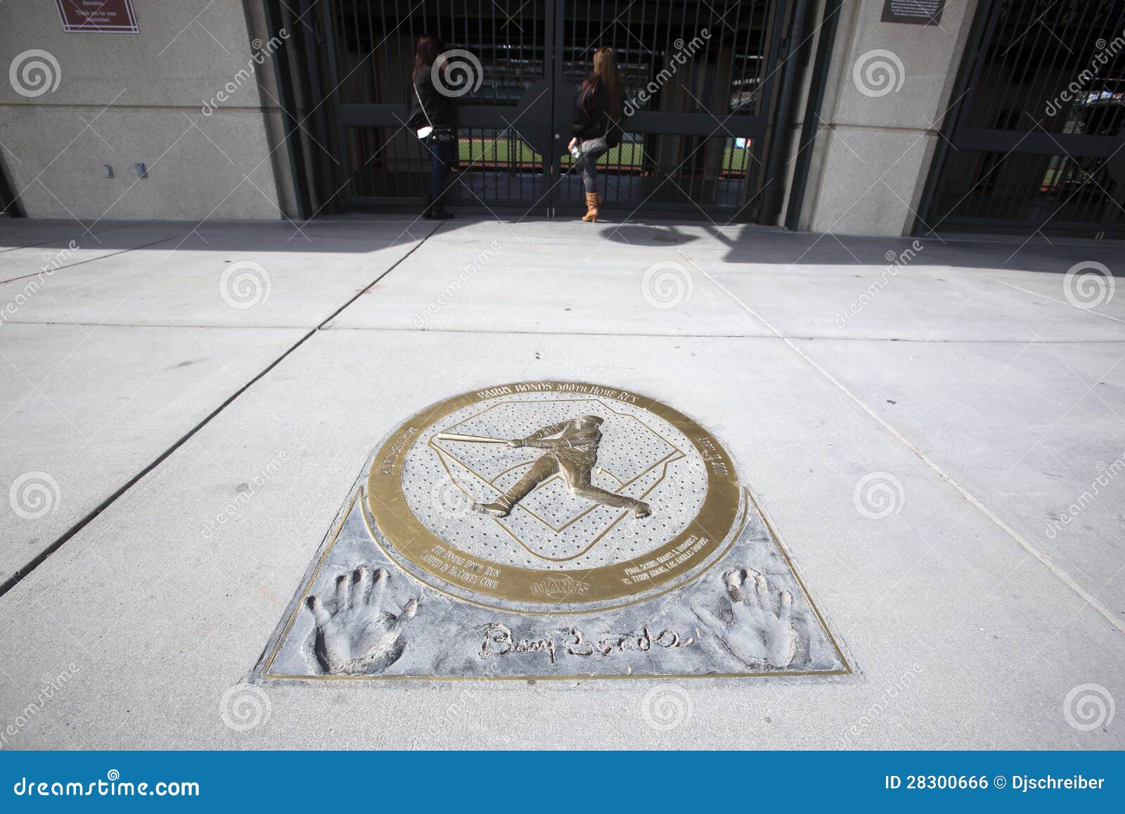 Barry Bonds Home Run Plaque Editorial Photo - Image of area, sports ...
