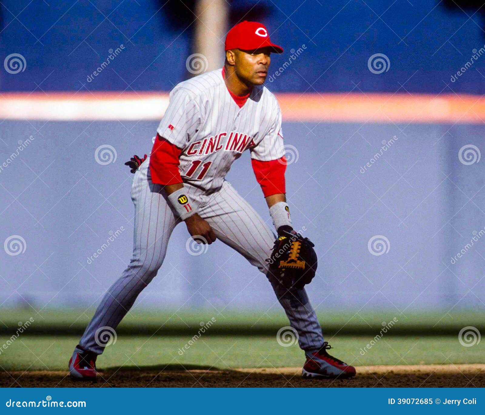 Barry Larkin Cincinnati Reds Redaktionell Foto - Bild av barron ...