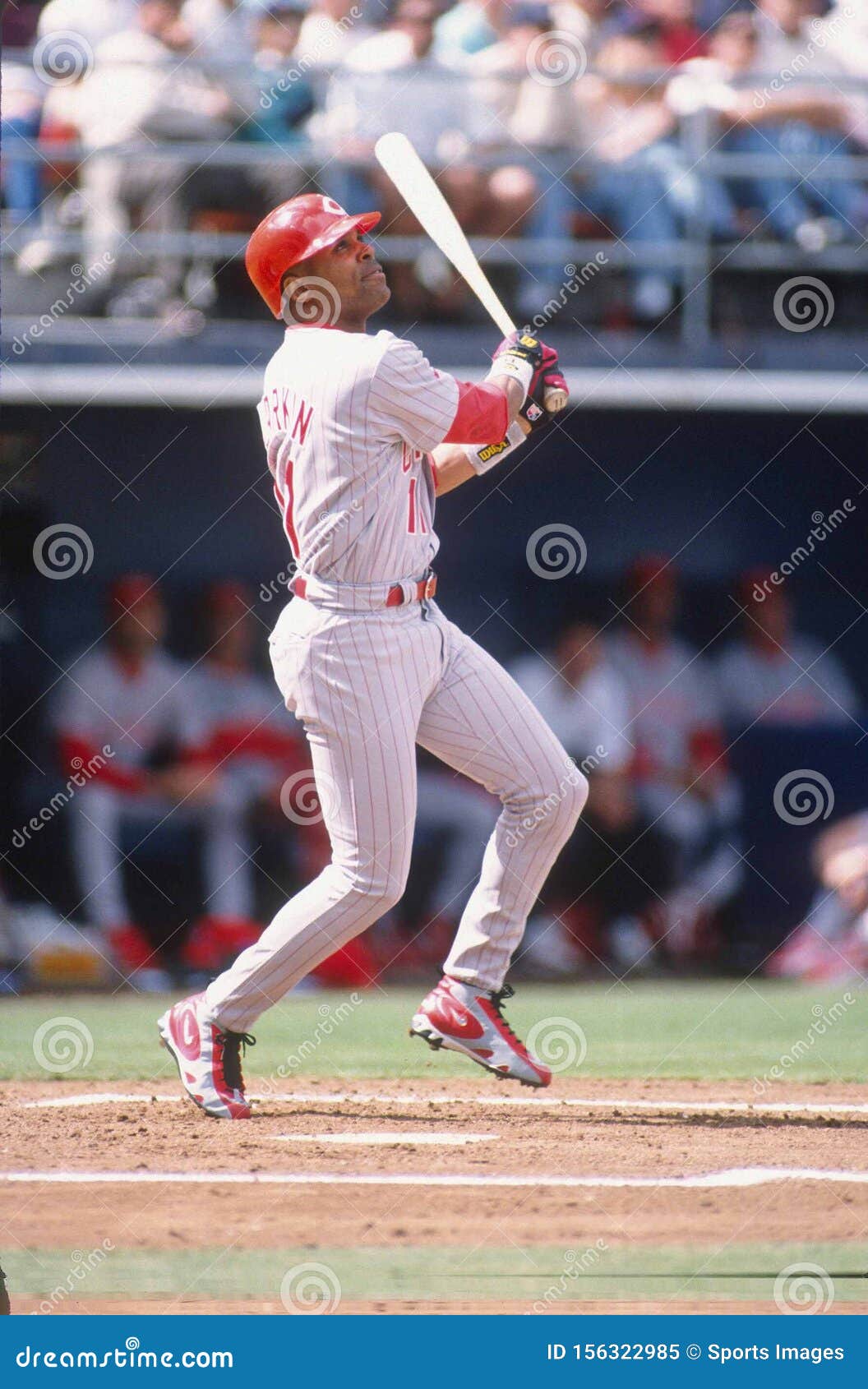 Barry Larkin Cincinnati Reds Editorial Image - Image of baseballaction ...