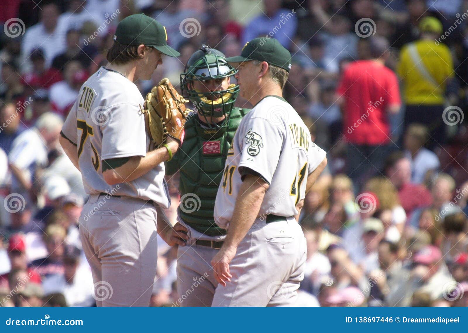 Barry Zito, Jason Kendall Y Curt Young Foto editorial - Imagen de color ...