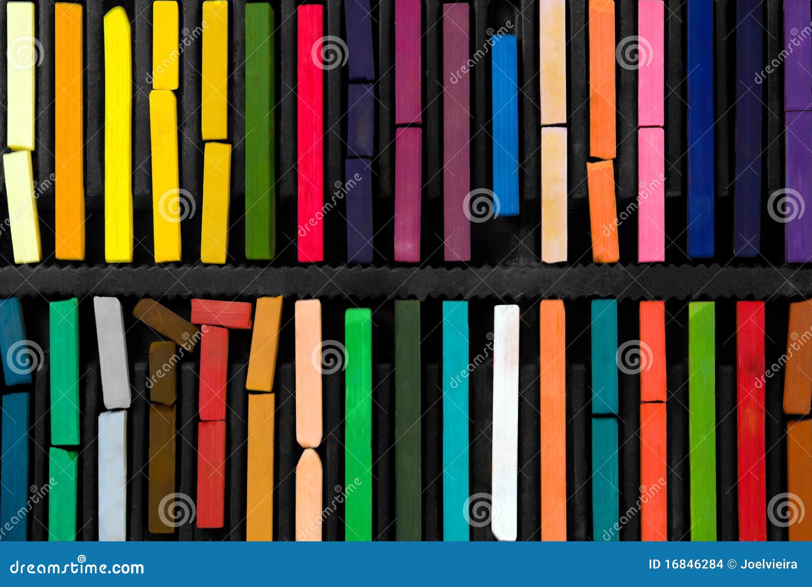 Bars of Bright and Colorful Pastel Stock Illustration - Illustration of ...