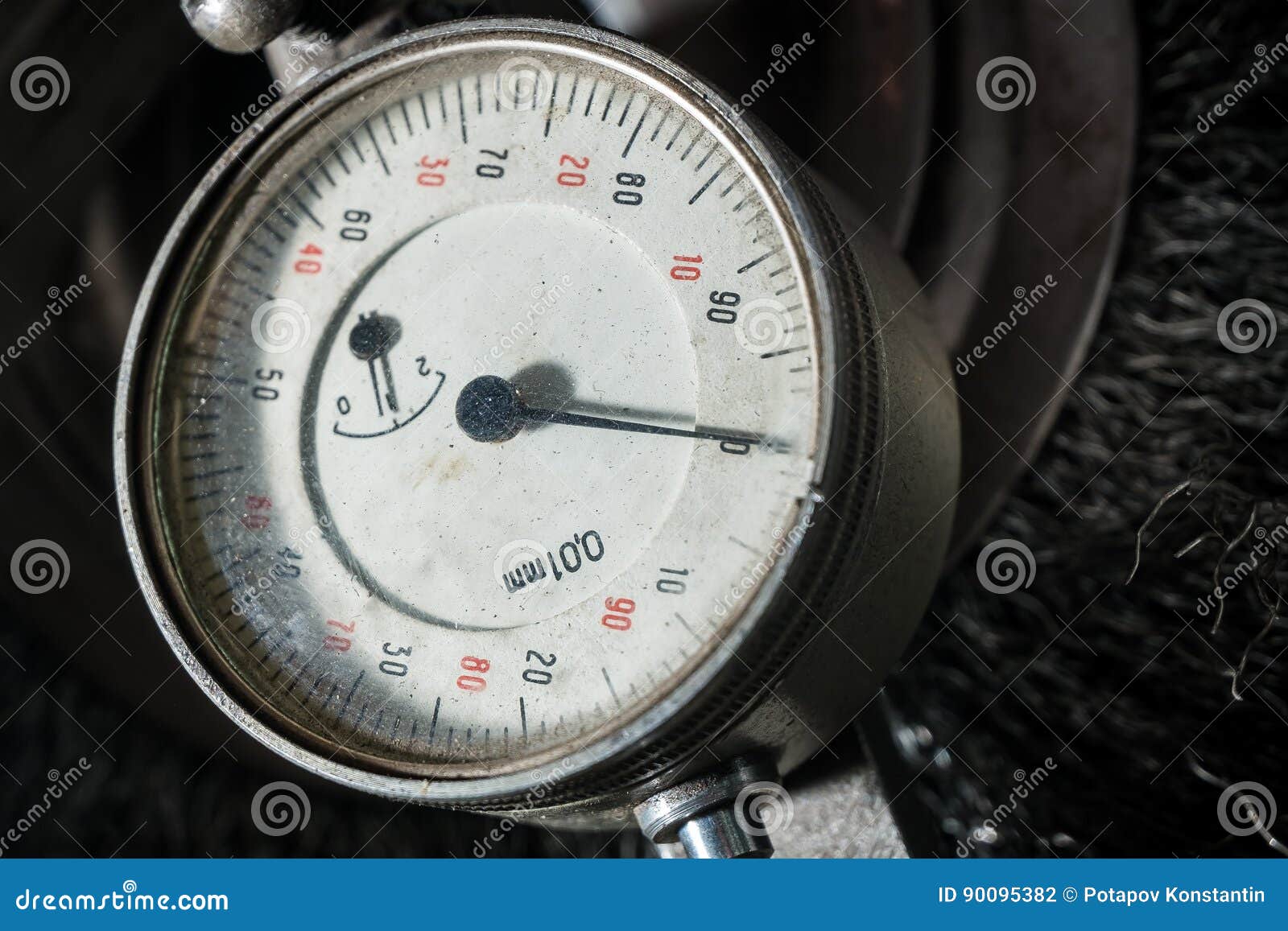 Bars Pressure Sensor on the Machine Stock Photo - Image of manometer ...