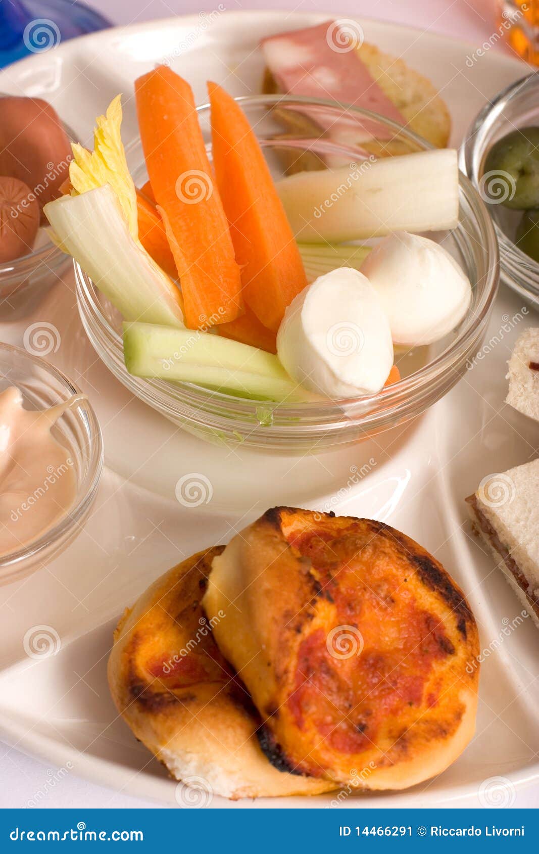Bars with Snacks stock image. Image of pizza, carrot - 14466291