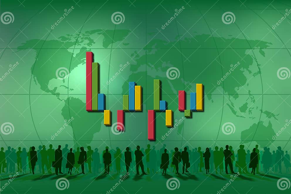 Bars for statistics stock illustration. Illustration of trade - 13068788