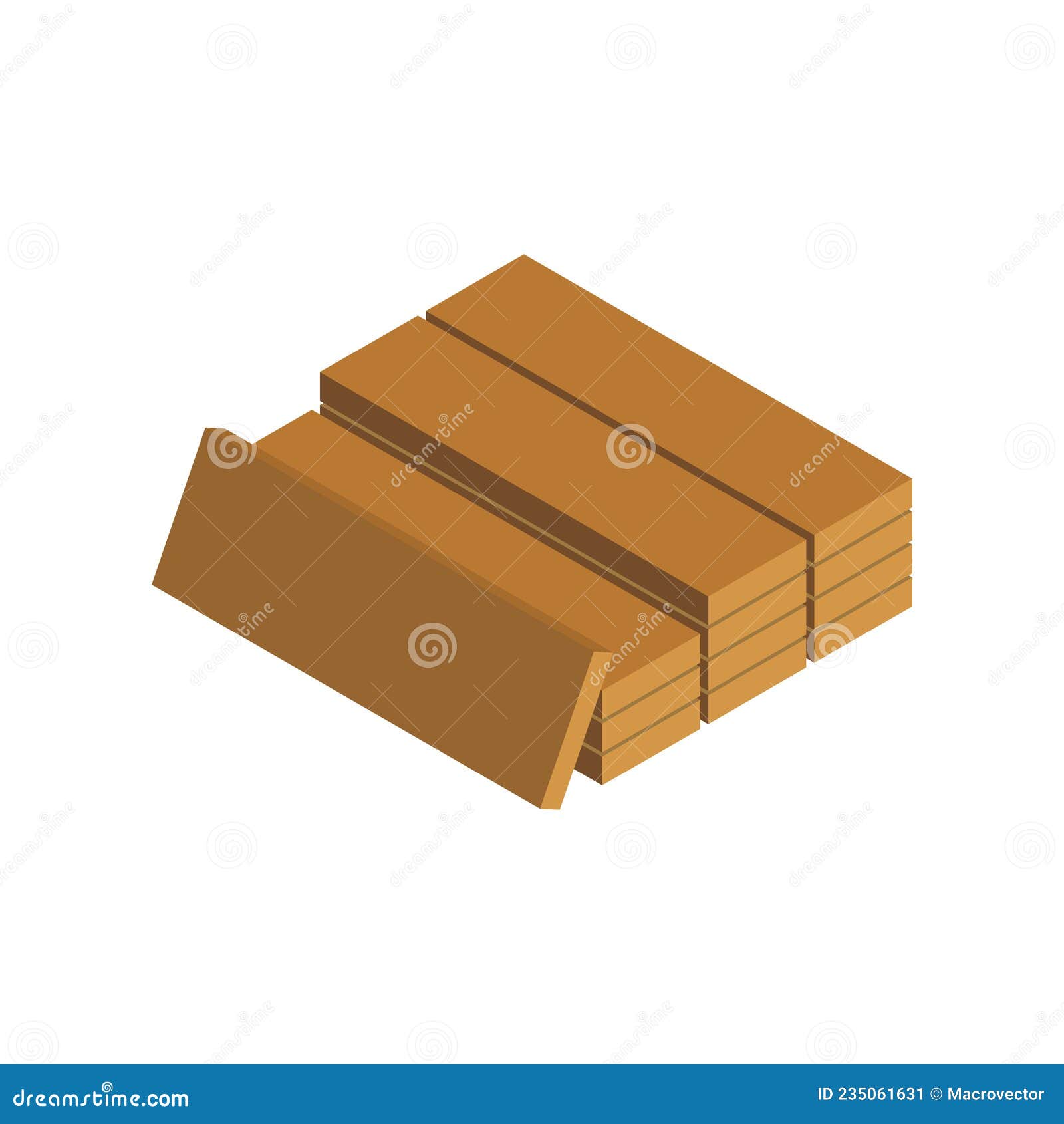 Bars of Wood Composition stock vector. Illustration of lumber - 235061631