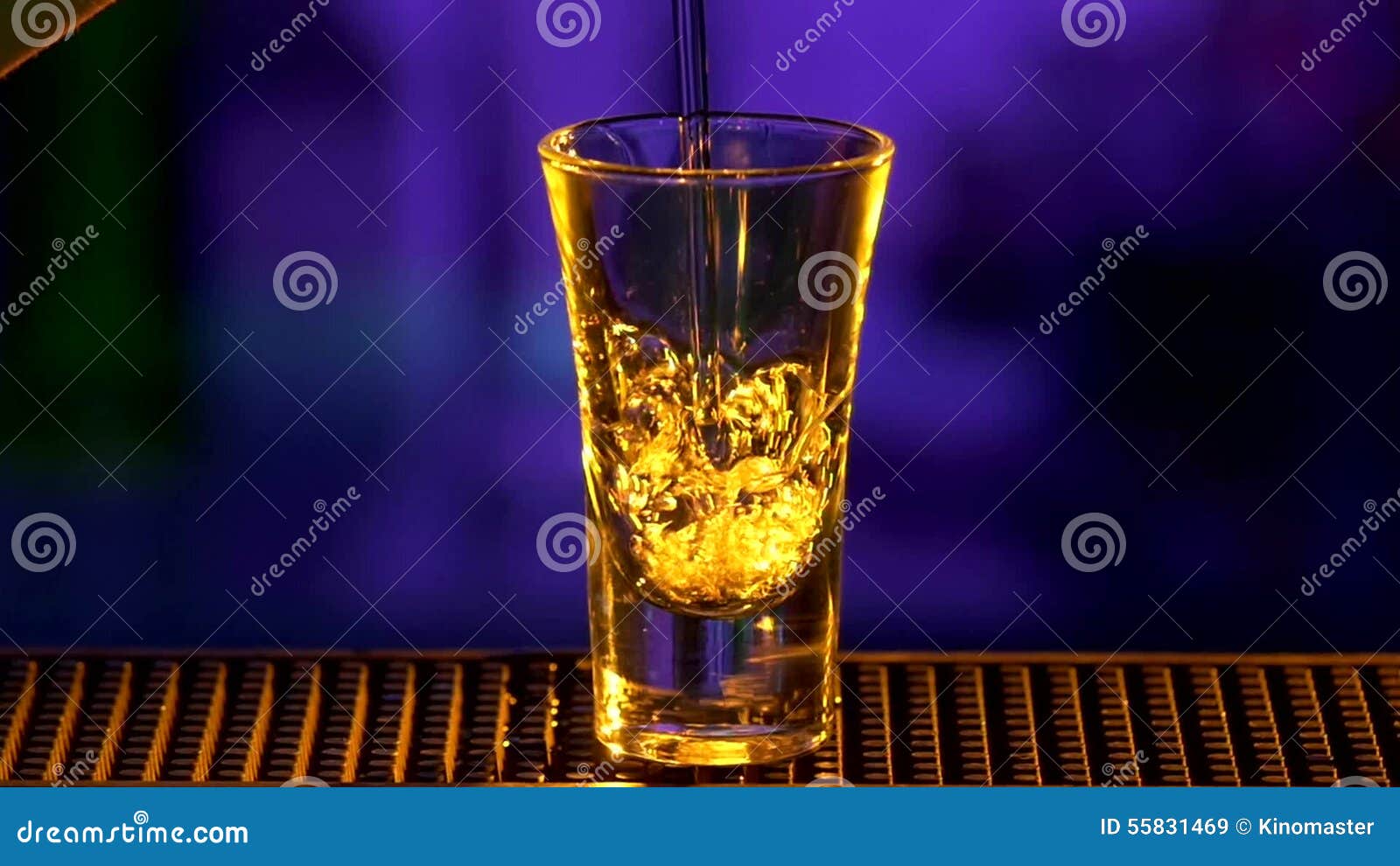 Bartender is Making, Pouring Cocktail, Shots, Slow Stock Video - Video ...