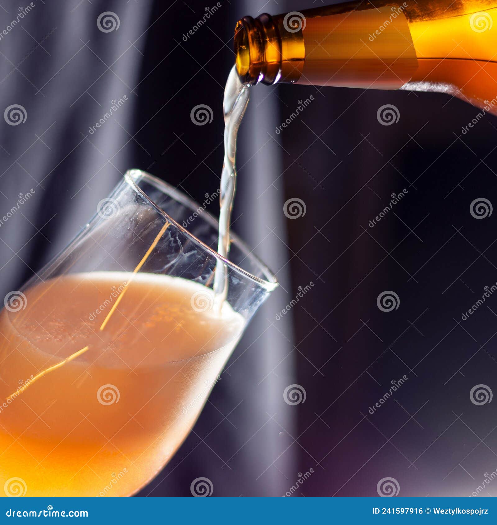 Bartender Pouring Beer in To the Glass Stock Photo - Image of adult ...
