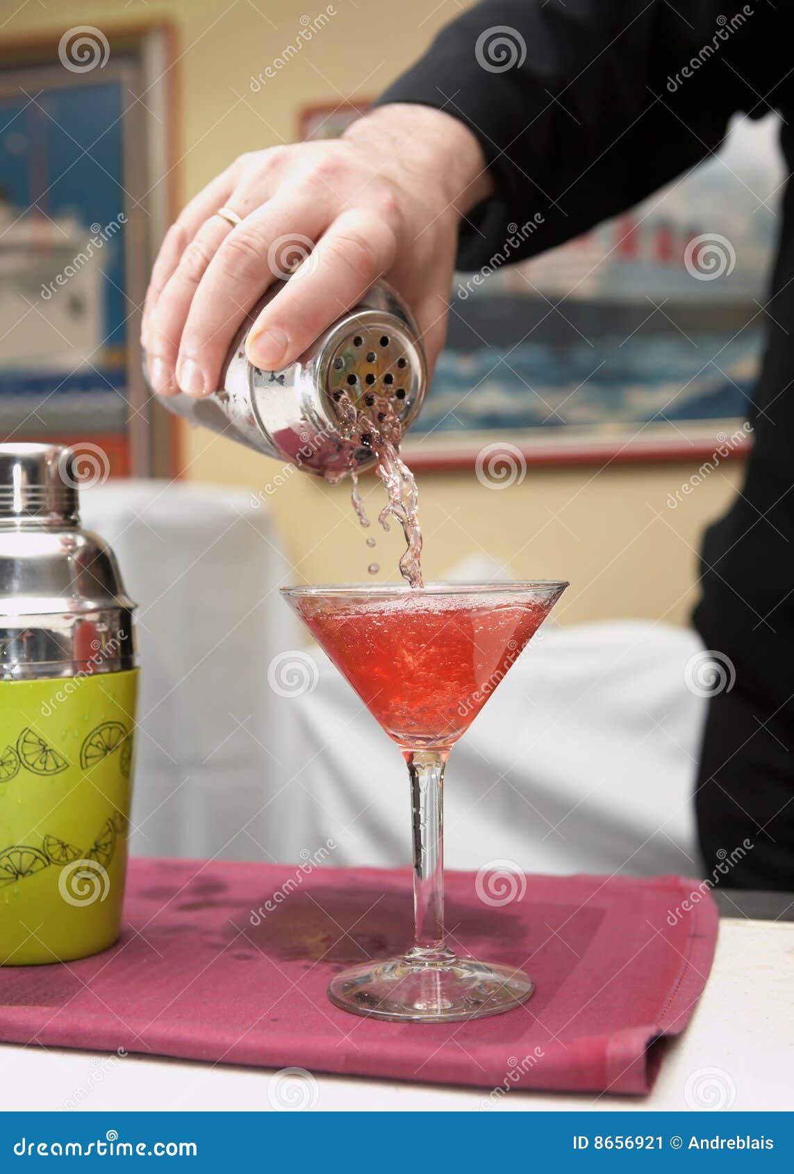 Bartender Pouring Drink stock image. Image of club, barkeep - 8656921