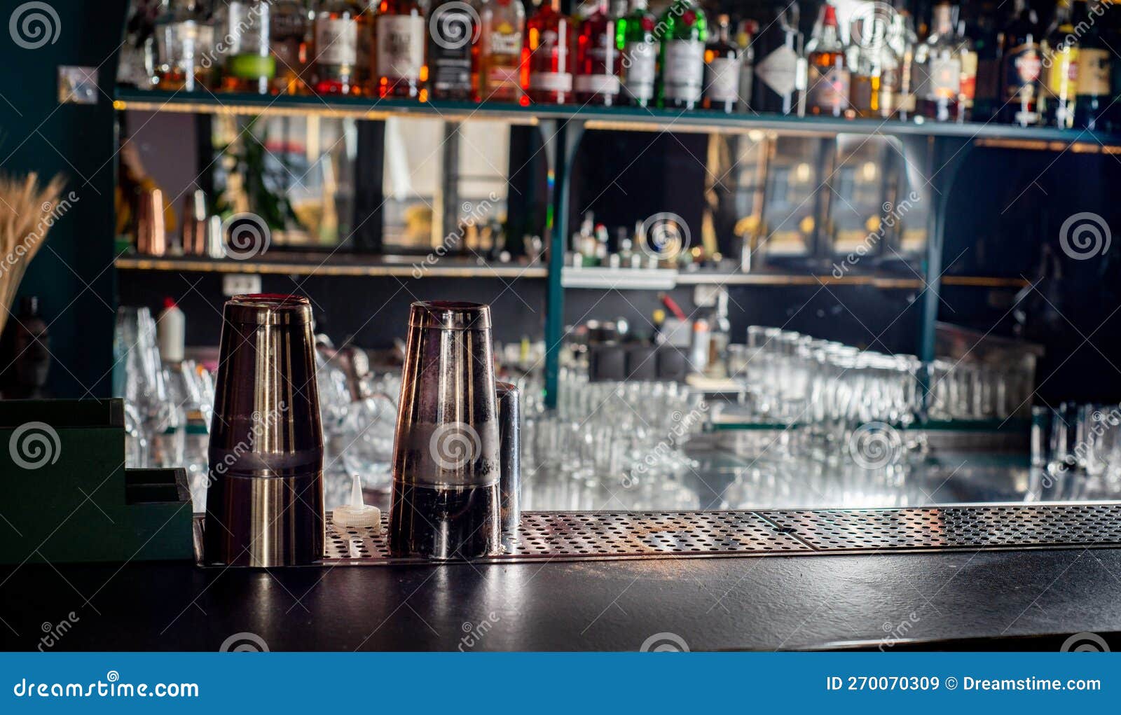 Bartender S Tools in the Bar Stock Image - Image of tapster, mixology ...
