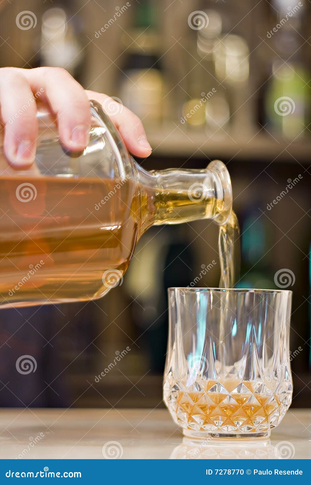Bartender serving drink stock photo. Image of glass, activity - 7278770