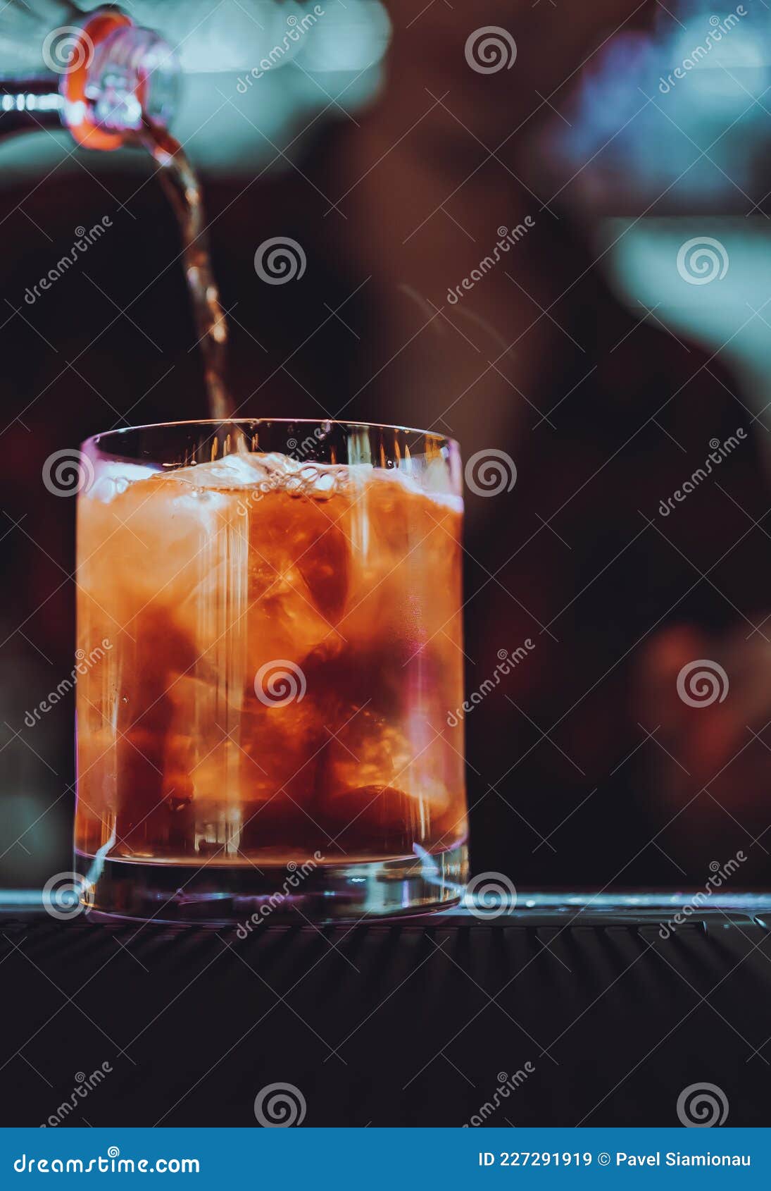 Bartender Hand Making Cocktail at the Bar Stock Image - Image of ...