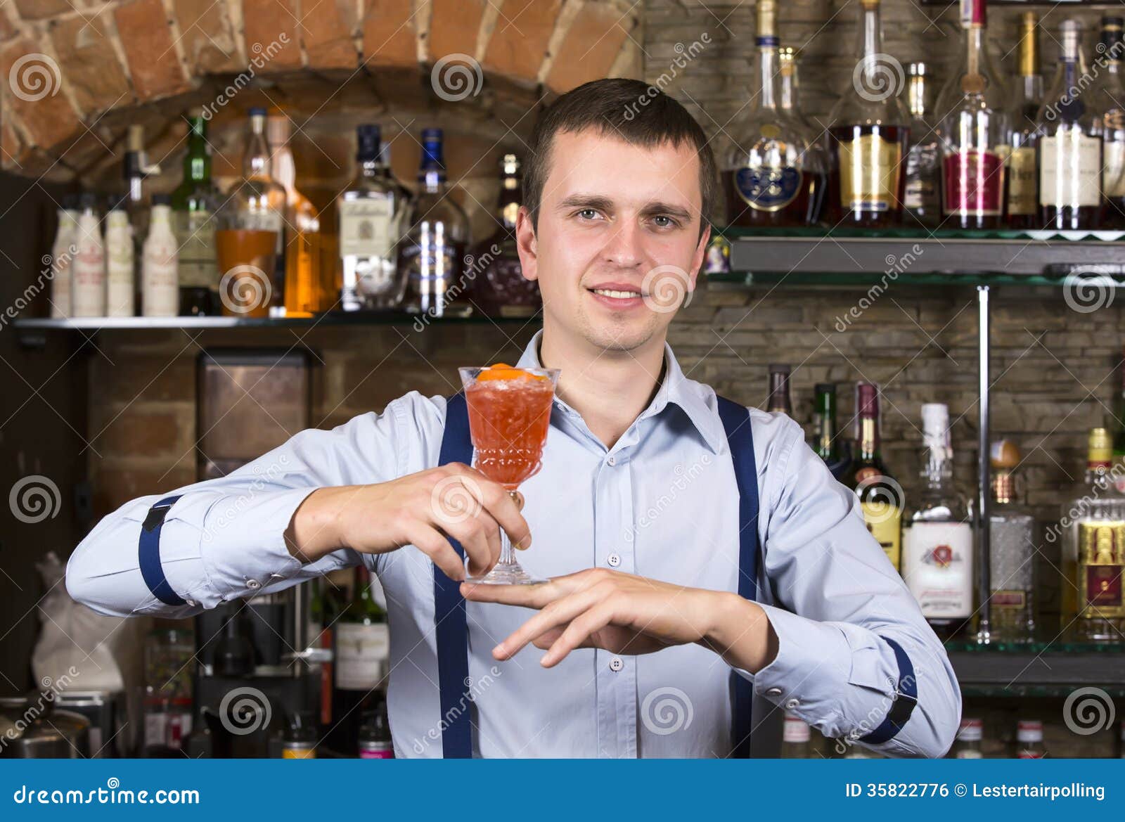 Bartender stock photo. Image of people, cocktails, drink - 35822776