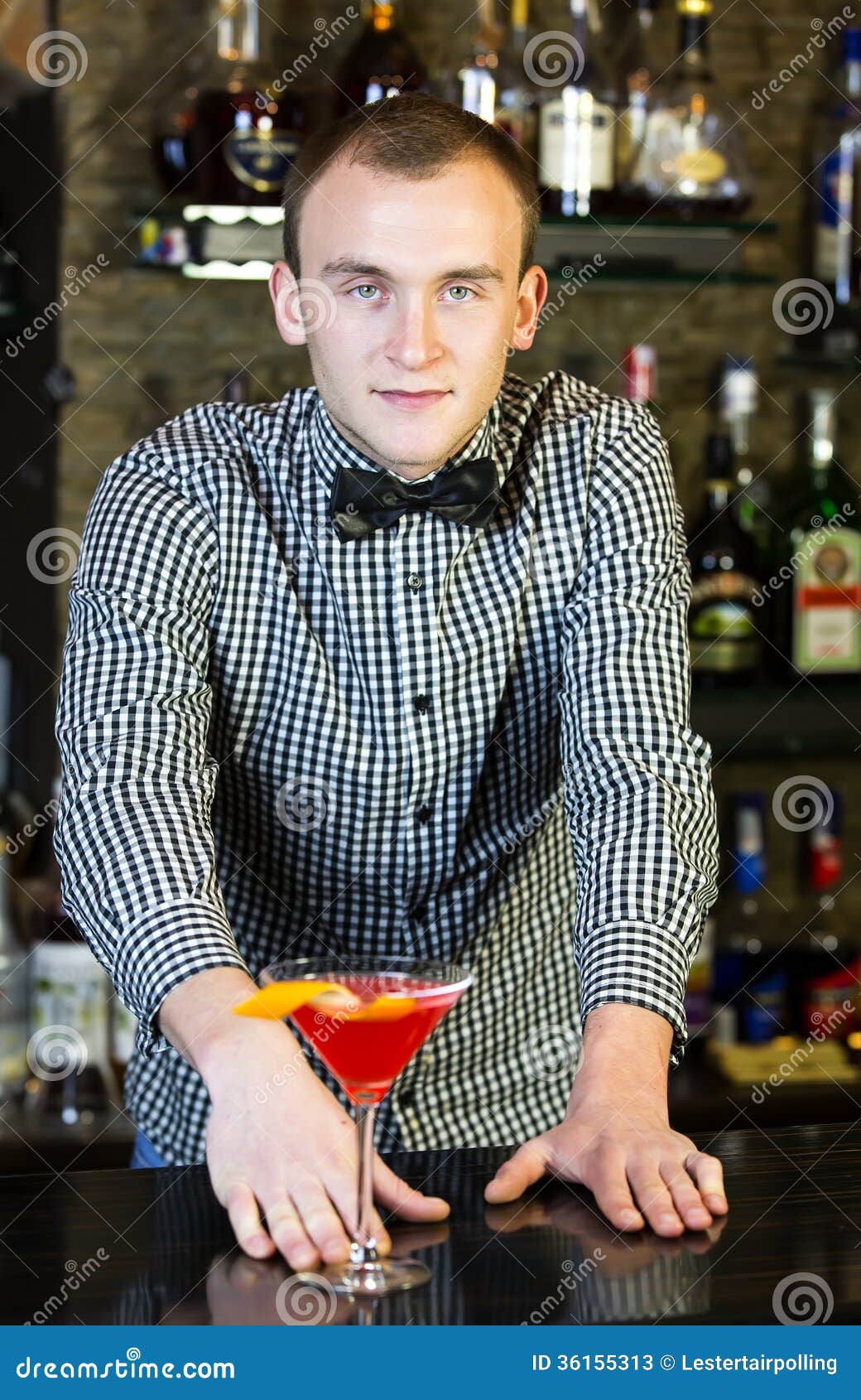 Bartender stock image. Image of barman, mixing, night - 36155313