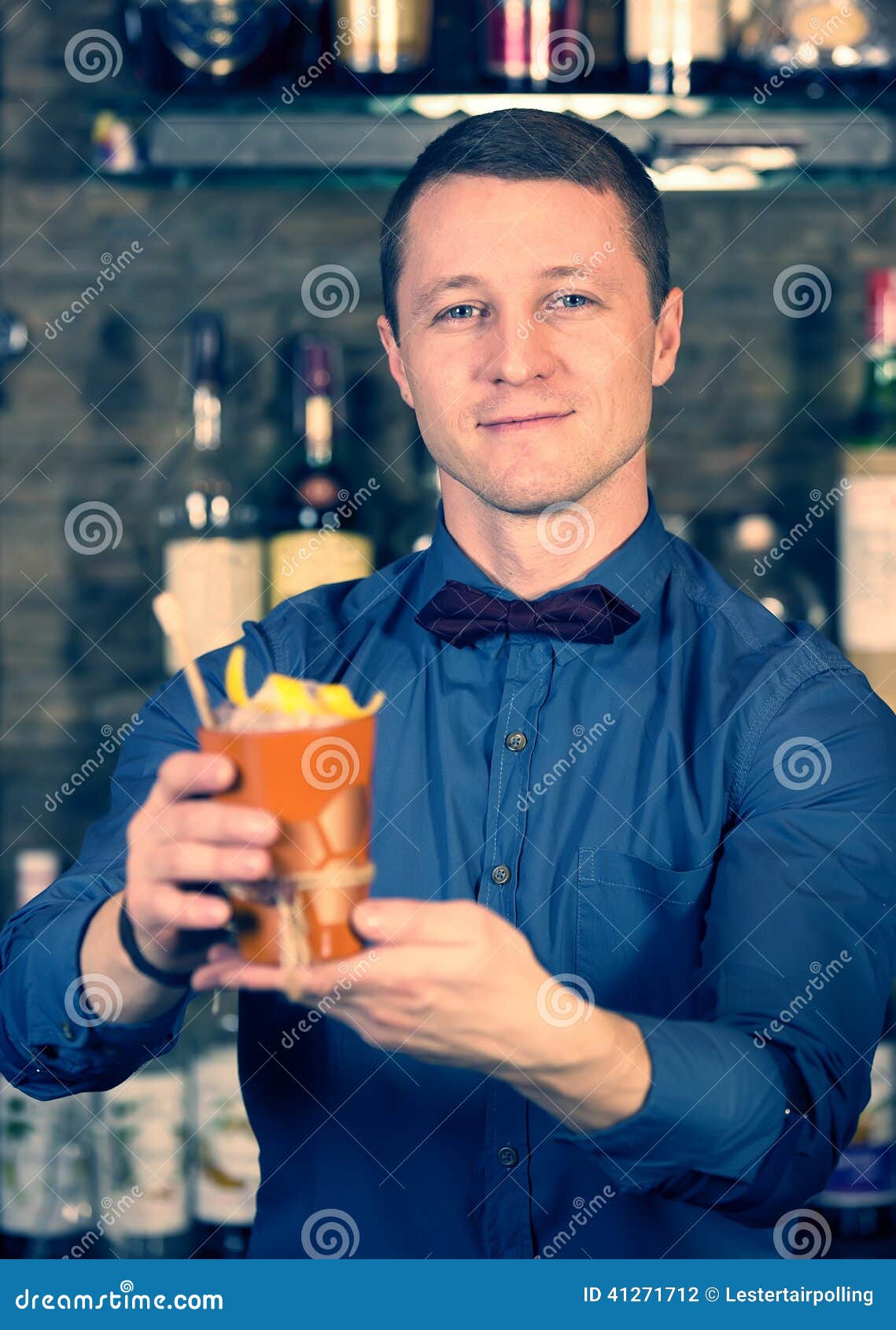 Bartender stock photo. Image of people, confidence, nightlife - 41271712