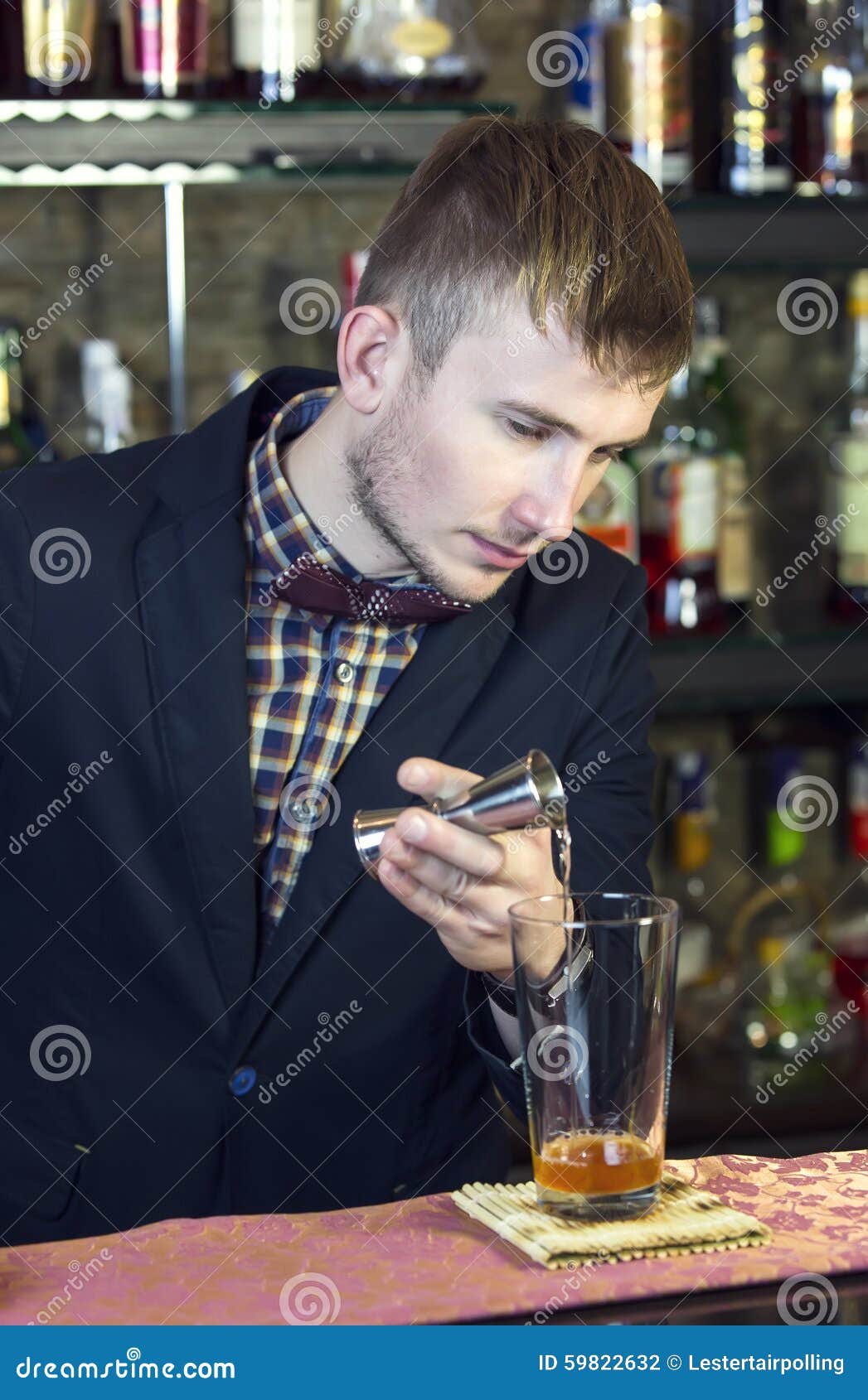 Bartender stock photo. Image of clean, party, attractive - 59822632