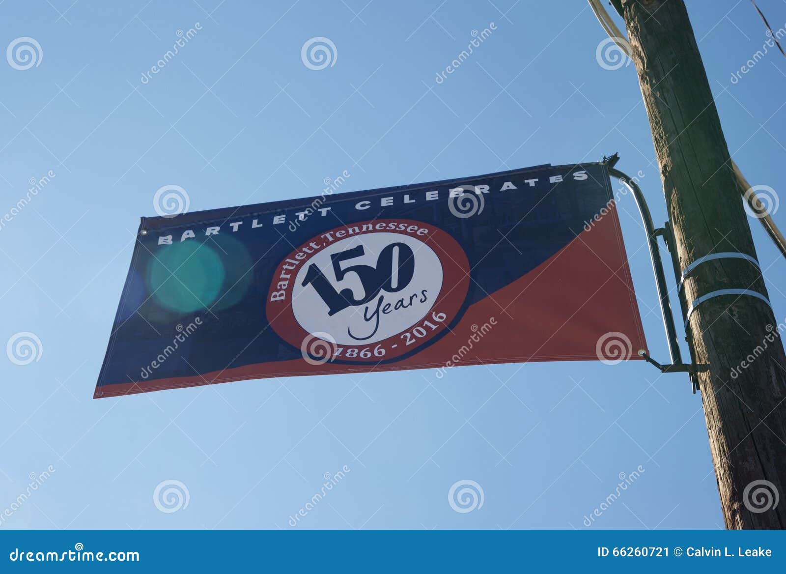 Bartlett Celebrates 150 Ans De Signe Photo éditorial - Image of ville ...