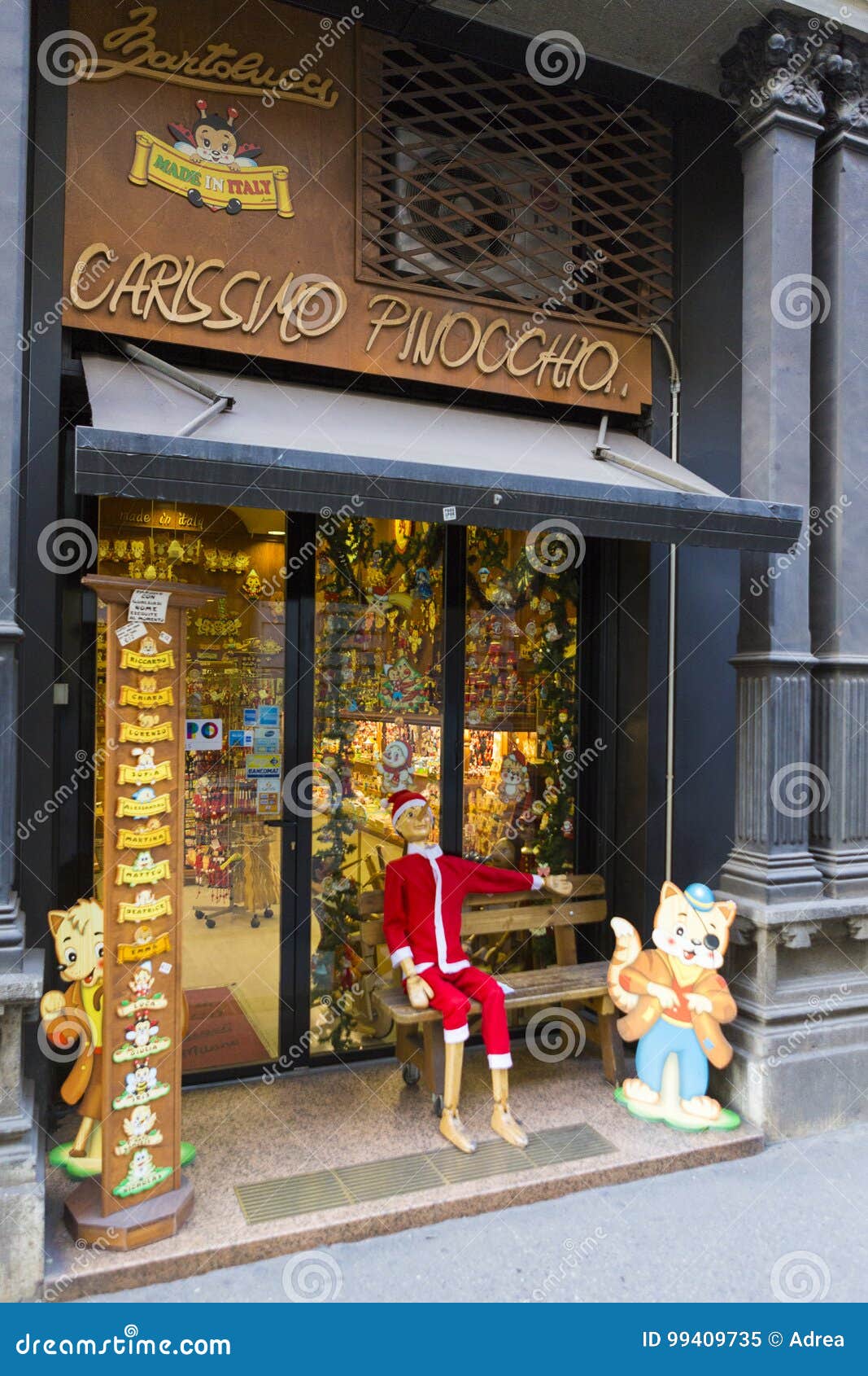 Bartolucci Souvenir Shop from Milano City Editorial Image - Image of ...